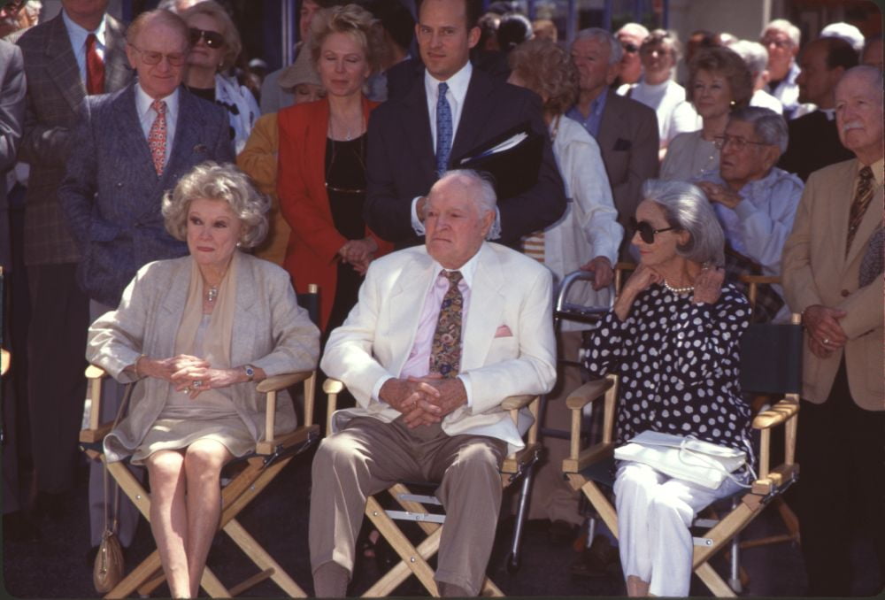 Phyllis Diller, Bob Hope And Dolores Hope'S Sister At Dolores Hope Walk ...
