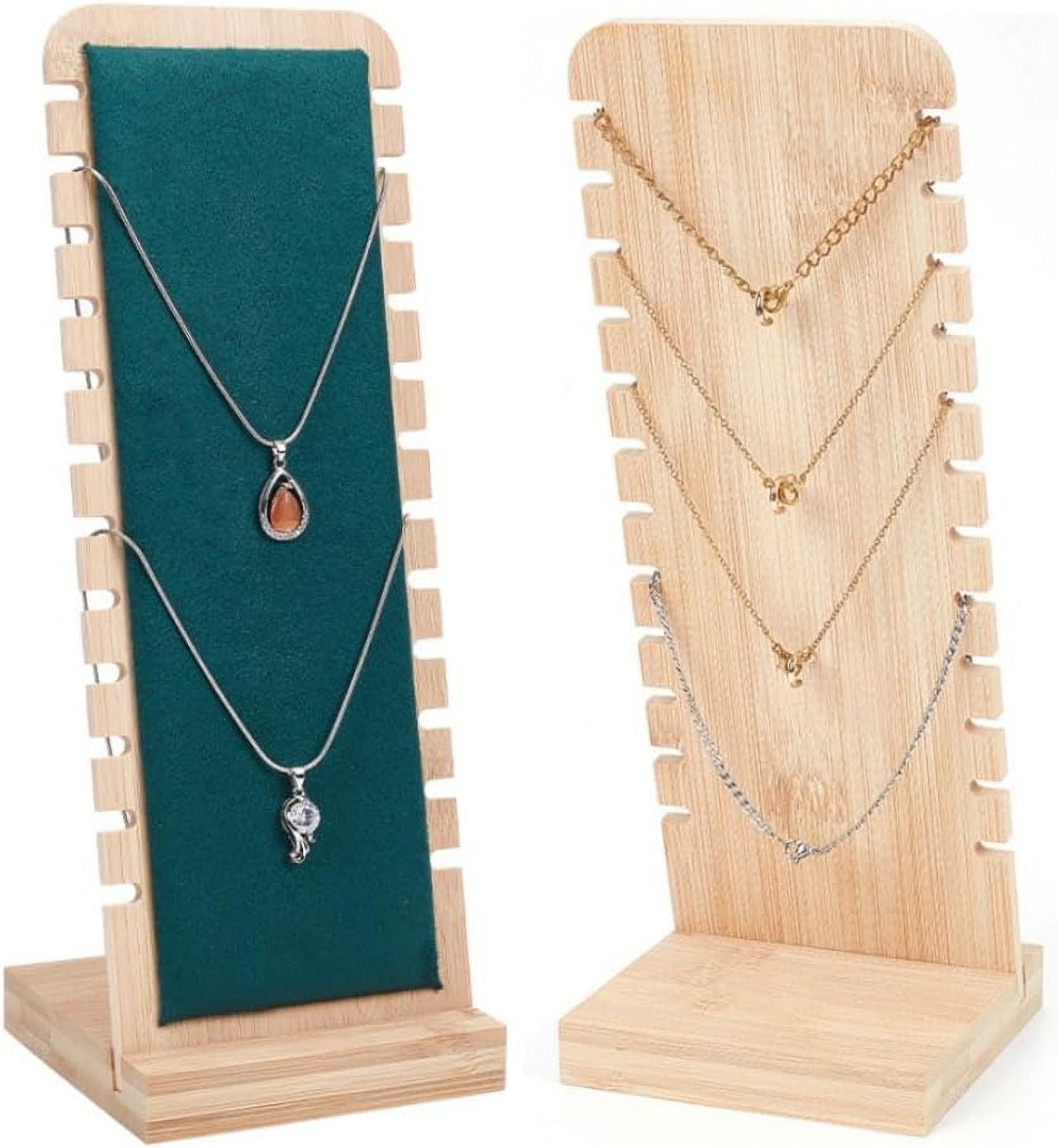 Phyllostachys Pubescens Necklace Display Stand Long Chain Display Stand ...