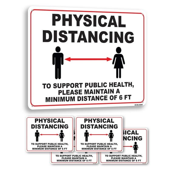 Physical Distancing To Support Public Health 6 Feet Public Safety ...