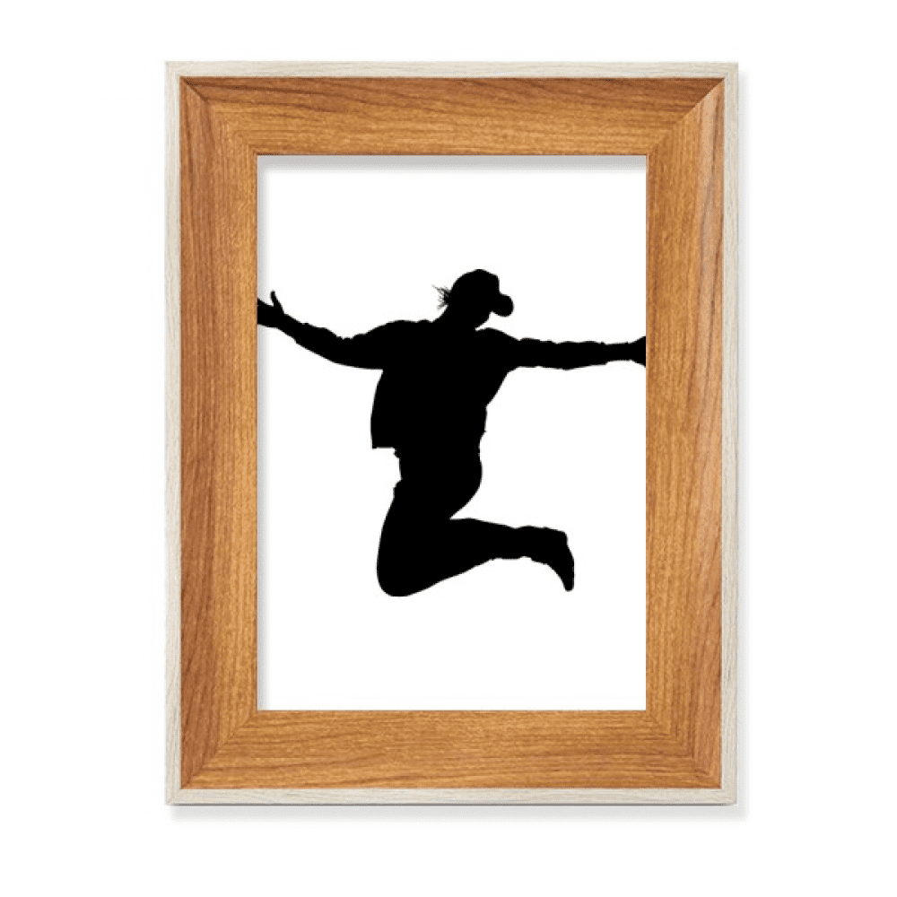 Physical Education Jumping Sports Desktop Wooden Photo Frame Display ...