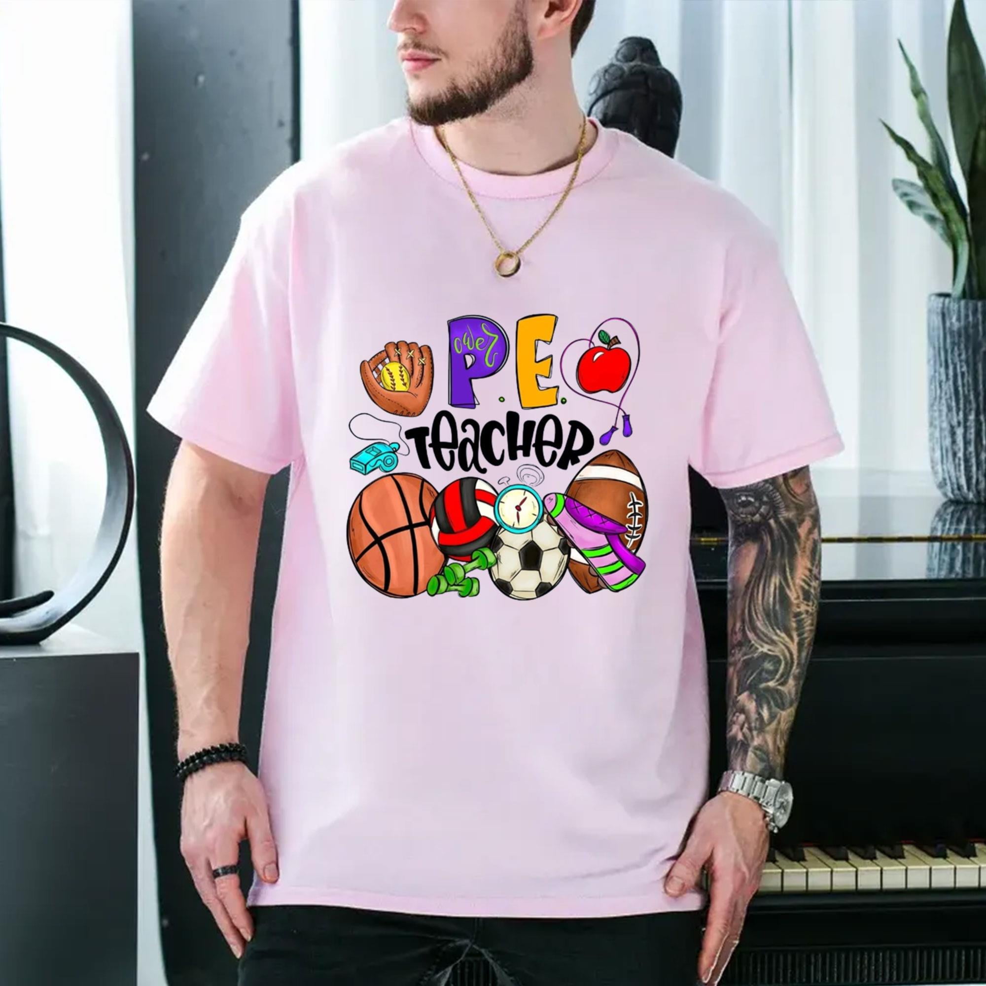 Physical Education, Teacher Shirt, Pe Teacher Gift, Teacher ...