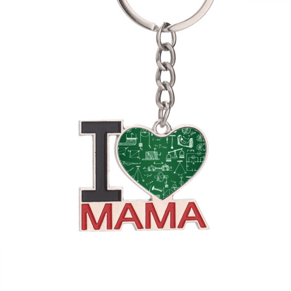Physical Electromagnetic Mechanics Illustration Keychain Metal Keyring ...