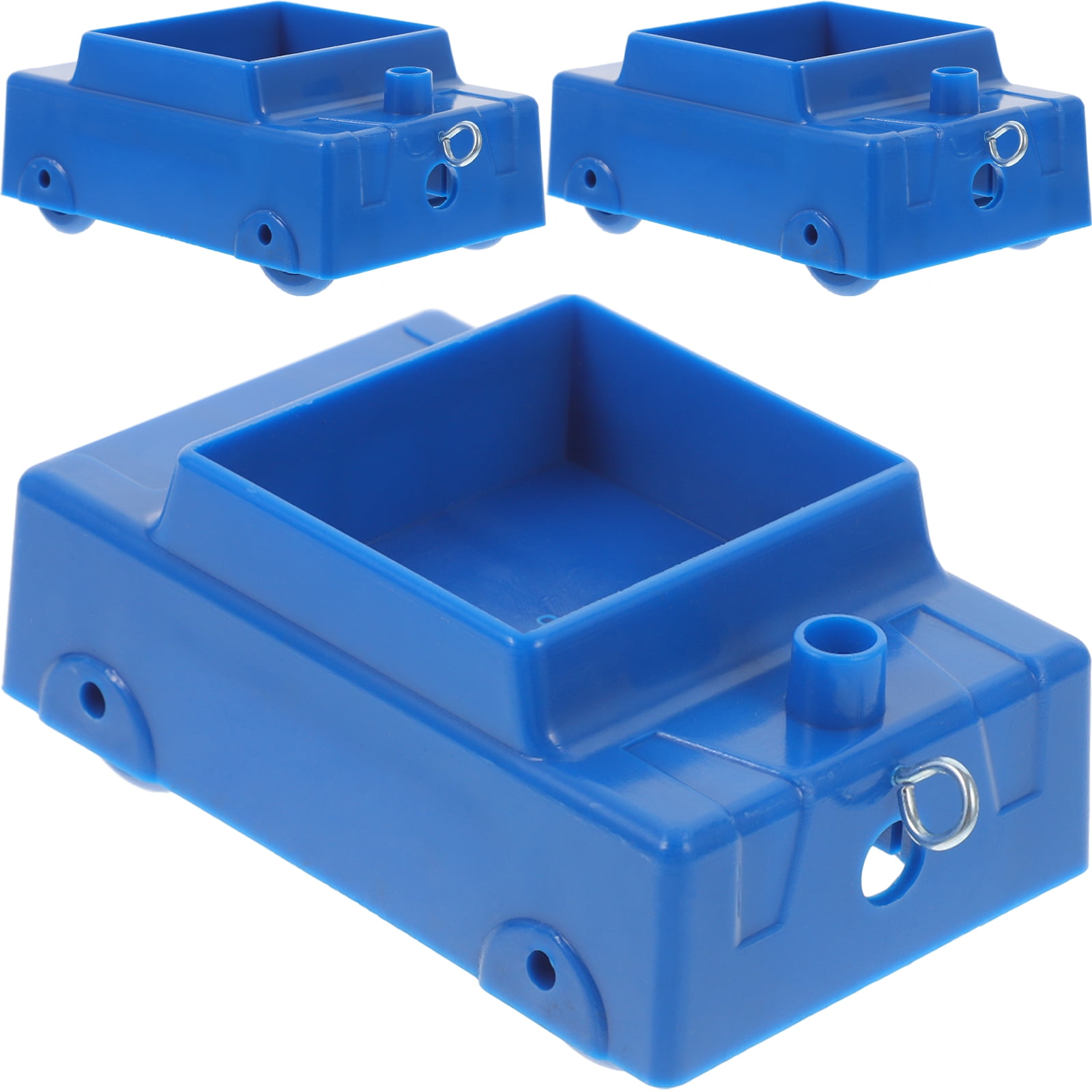 FRCOLOR 3Pcs Physics Experiments Inclined Trolley Blue Durable Plastic ...