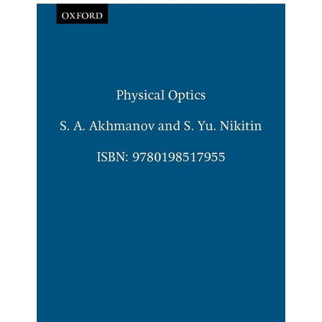 Physical Optics, (Hardcover) - Walmart.com