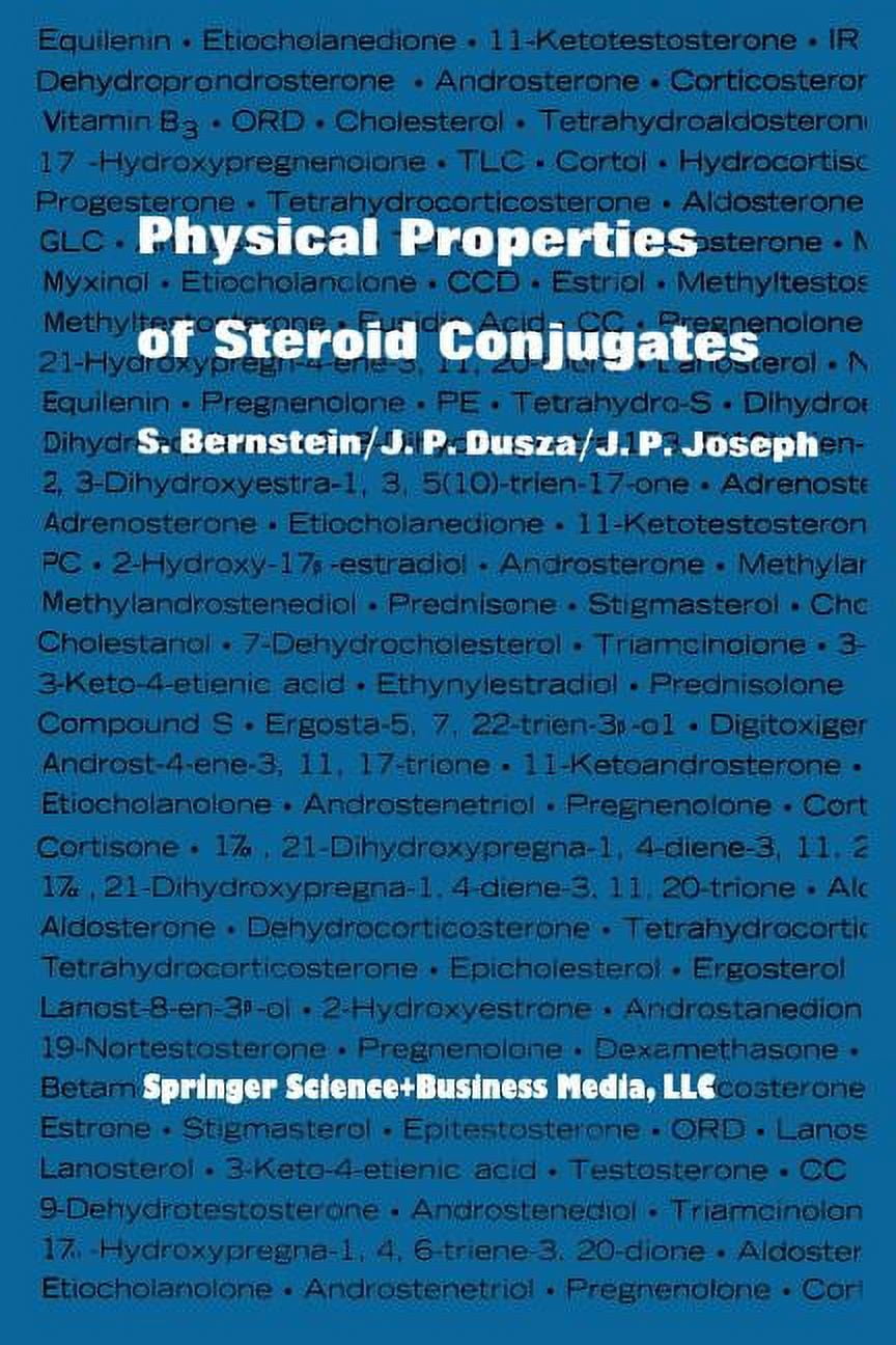 Physical Properties of Steroid Conjugates, (Paperback) - Walmart.com