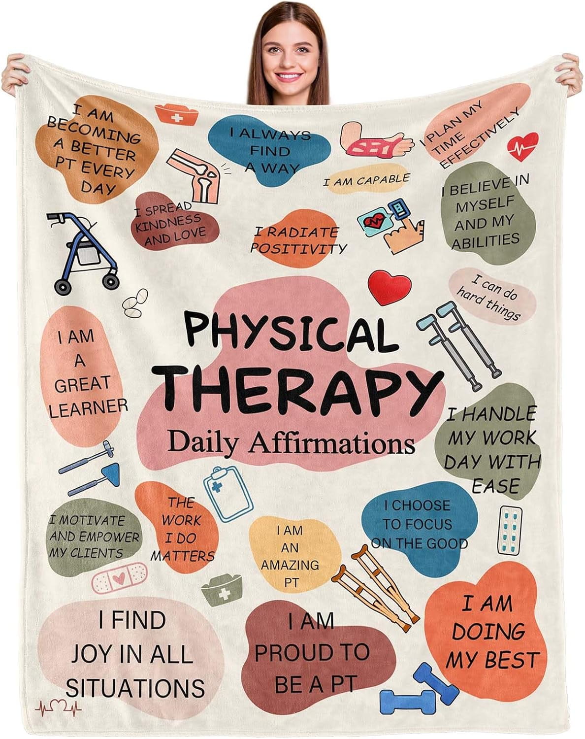 Physical Therapist Gifts Blanket,Gifts for Physical Therapists ...