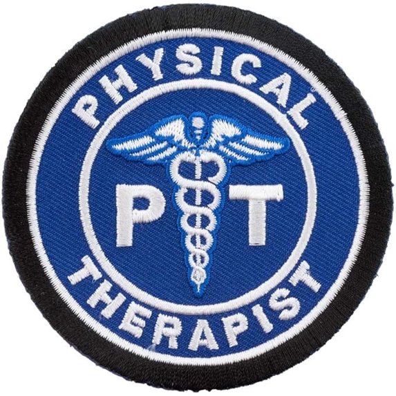 Physical Therapist PT Blue Patch, Medical Profession Patches - Walmart.com
