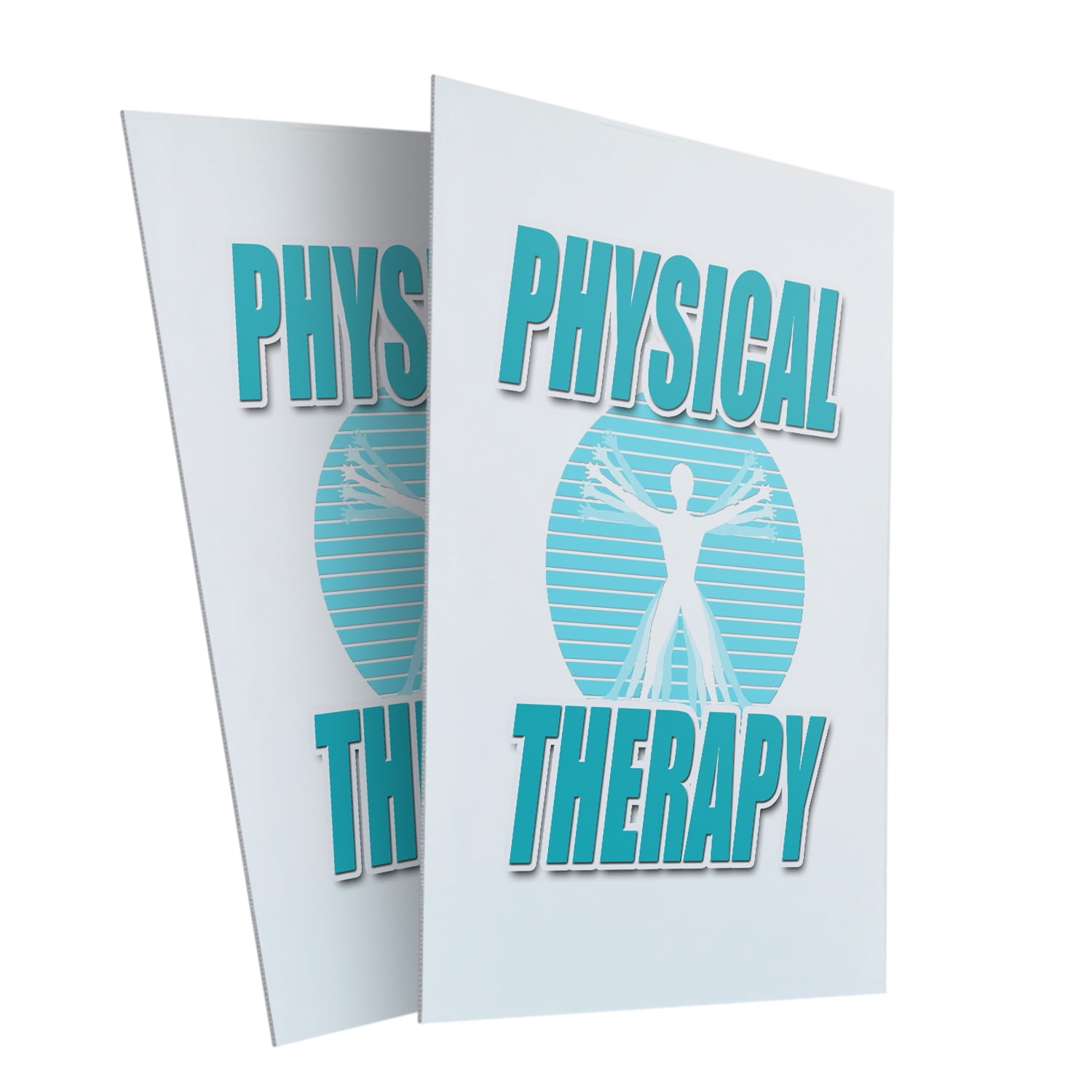 Physical Therapy (2-PACK) 24" x 36" Plastic Signs | Sign Insert 4mm ...