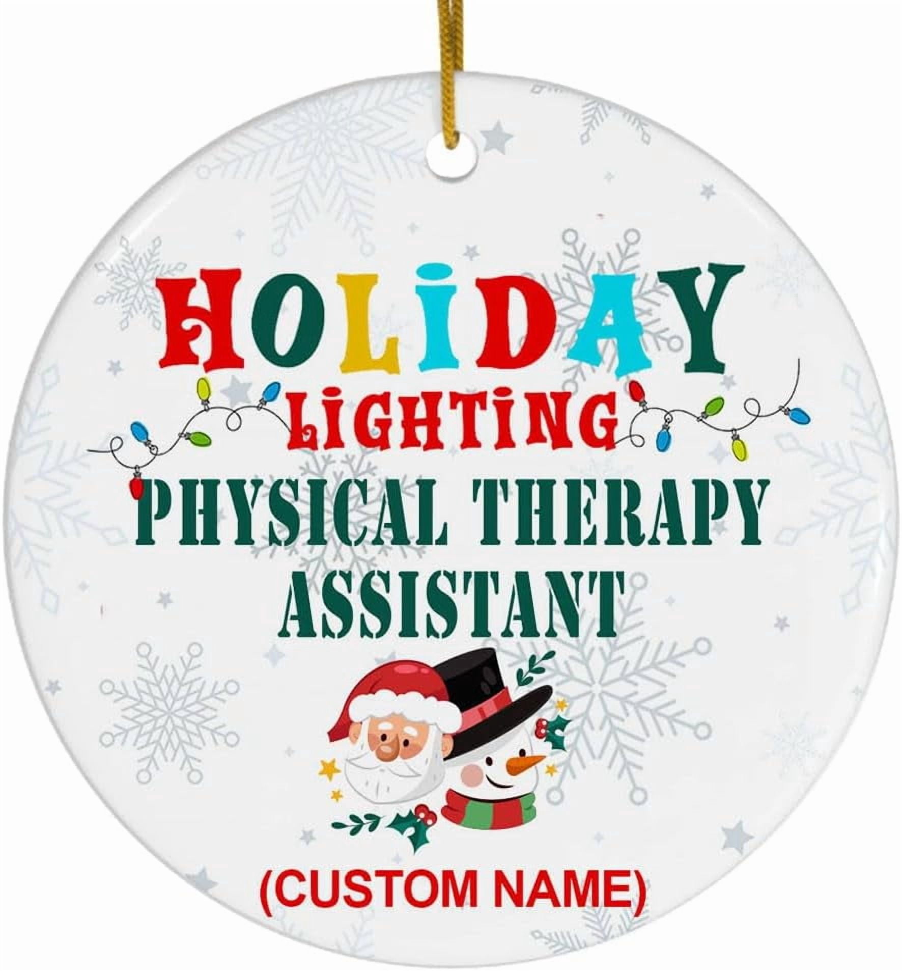 Physical Therapy Assistant Christmas Ornaments 2025 for Women ...