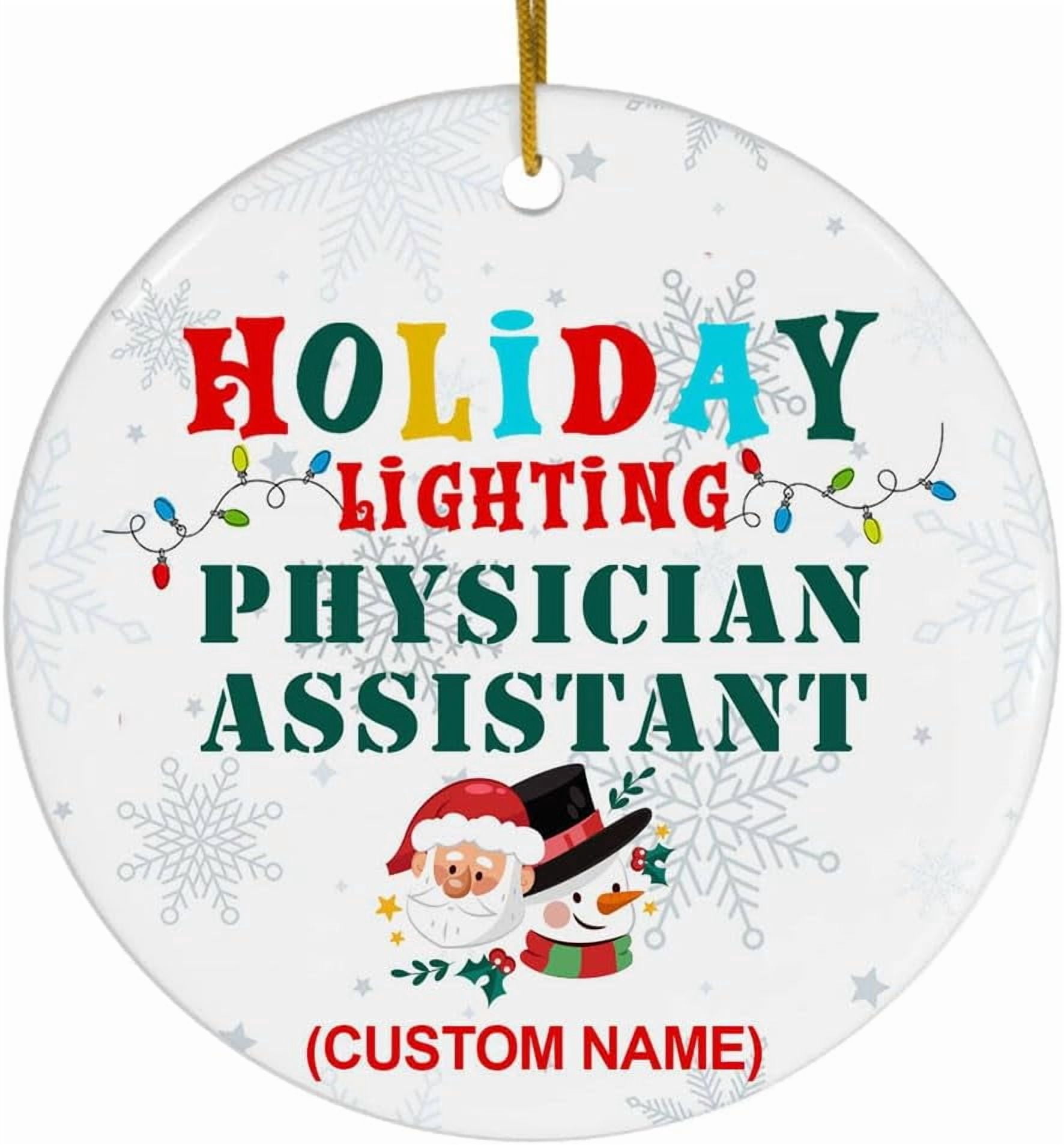 Physician Assistant Christmas Ornaments 2025 for Women Friendship ...