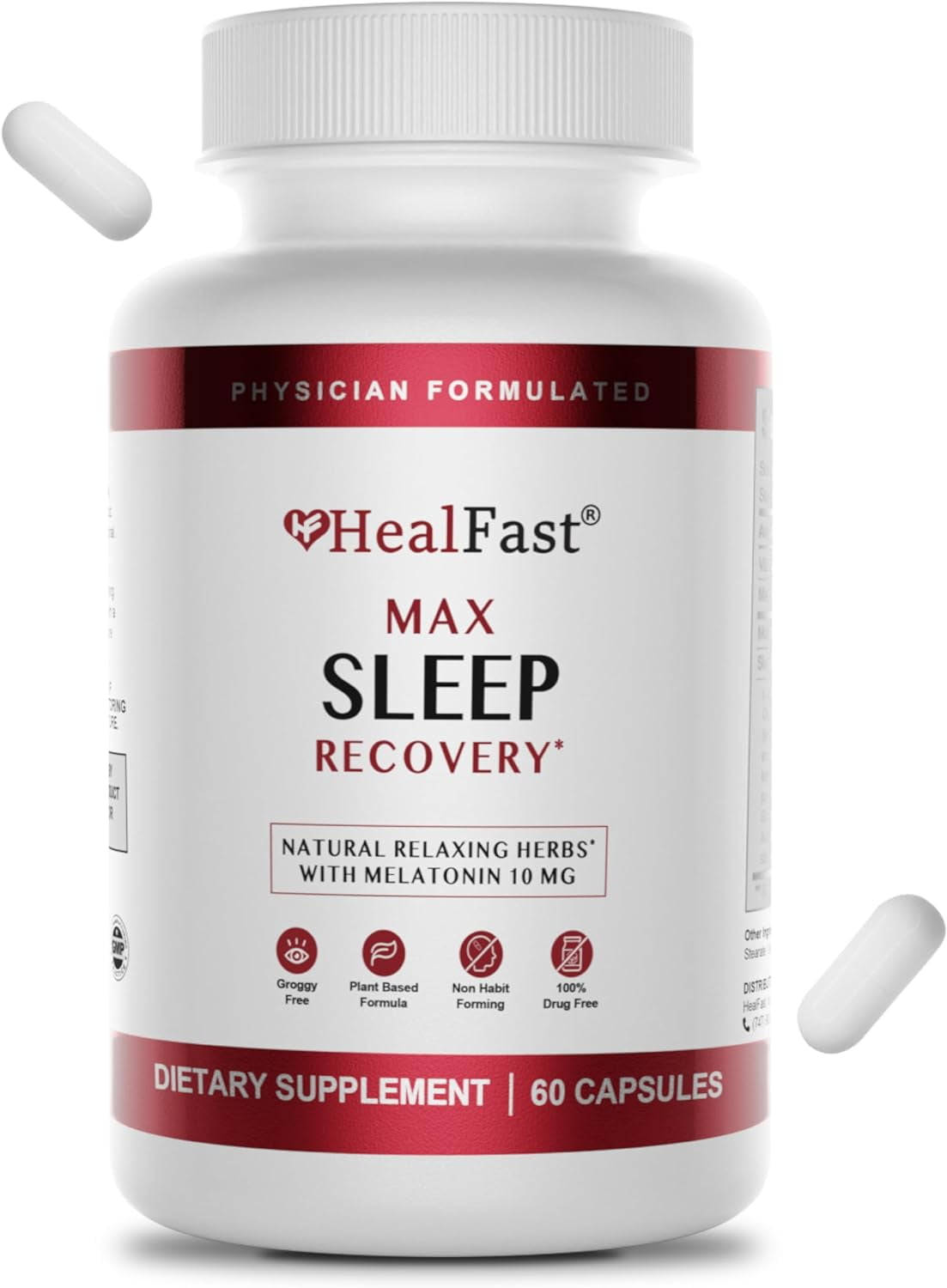 Physician Formulated Max Sleep Aid with Extra Strength Melatonin 10mg ...