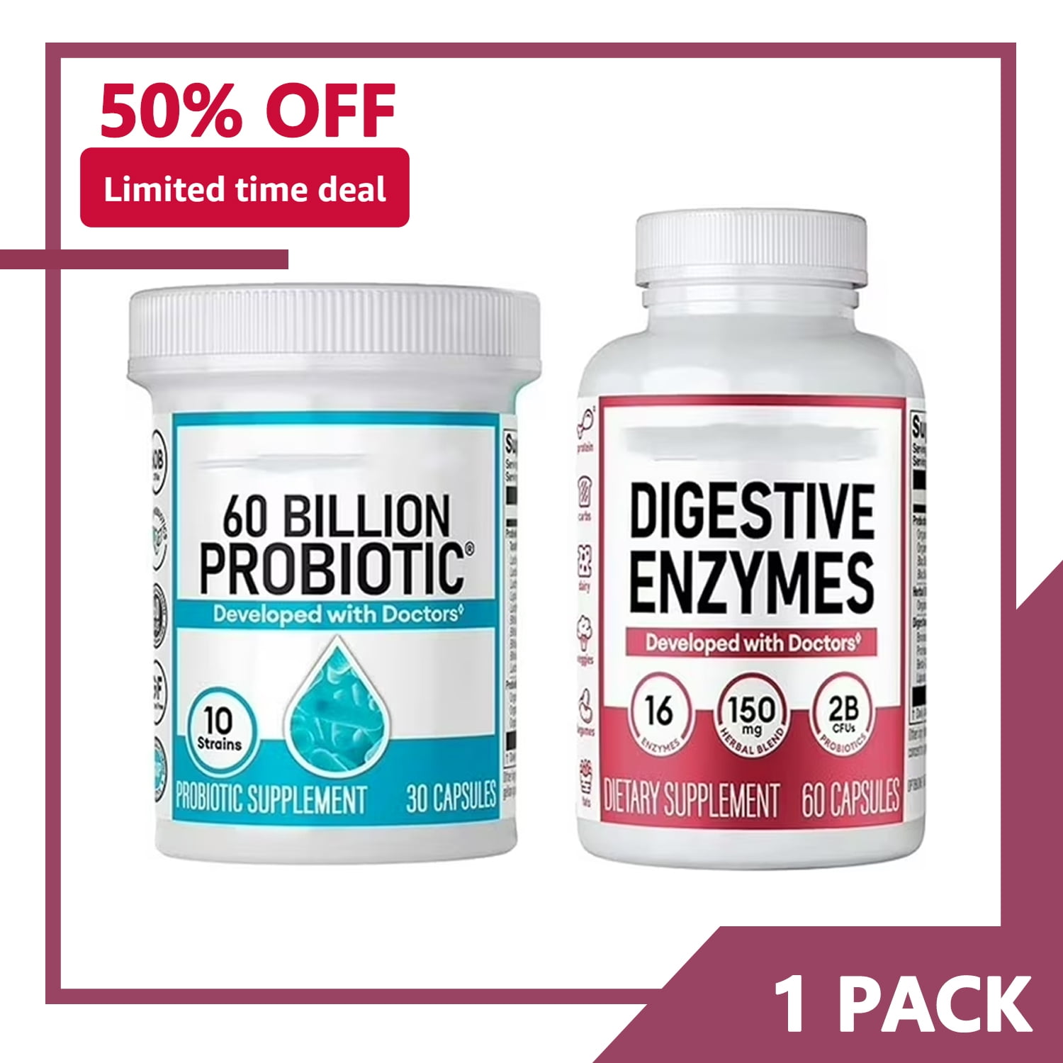 Physician's Choice_Probiotics,Choice 60 Billion_Probiotic,Physician ...