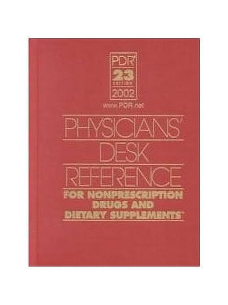 Pre-Owned Physician's Desk Reference 2002 for Nonprescription Drugs and ...