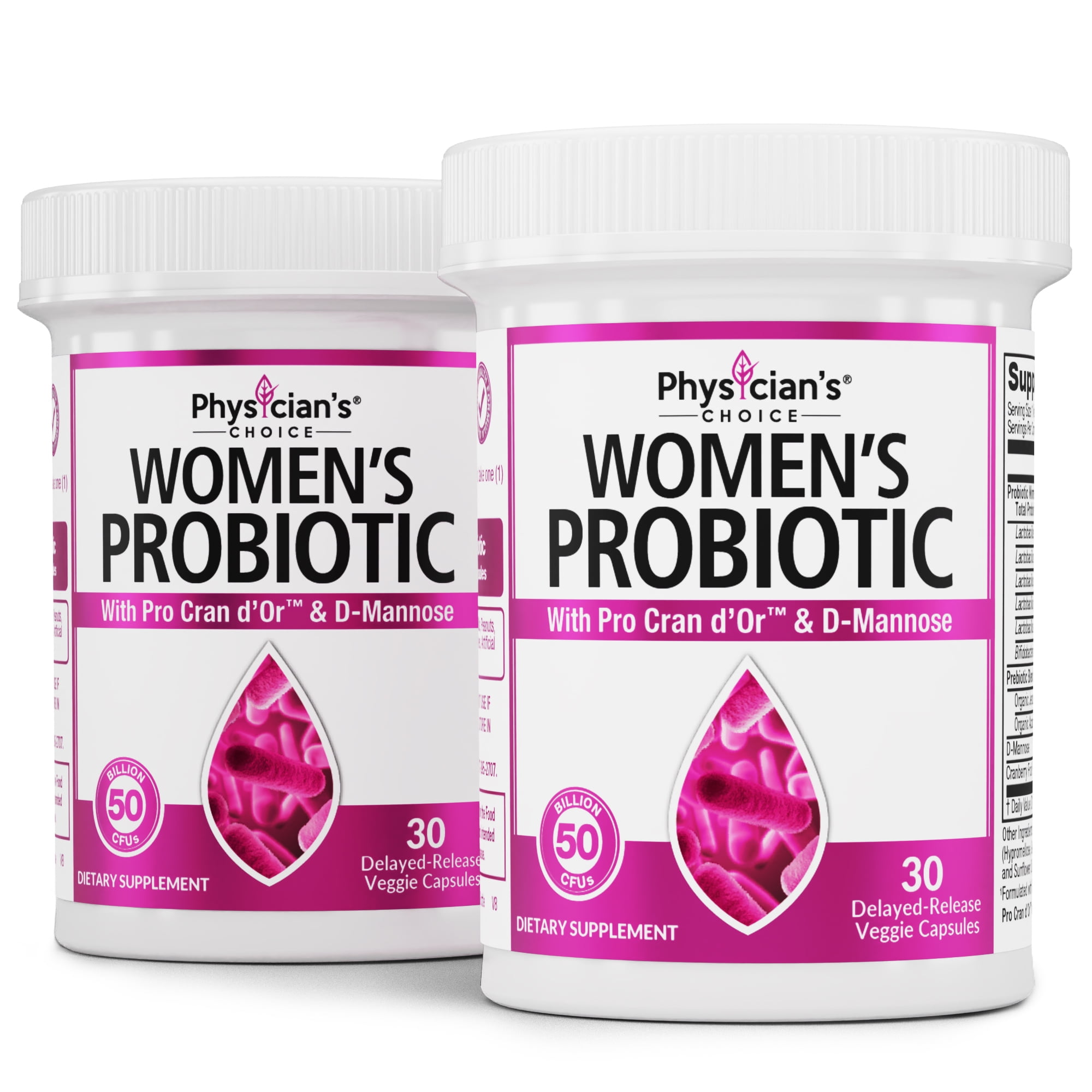 Physicians Choice Women's Probiotic 50 Billion CFU Capsules, 30 Count ...