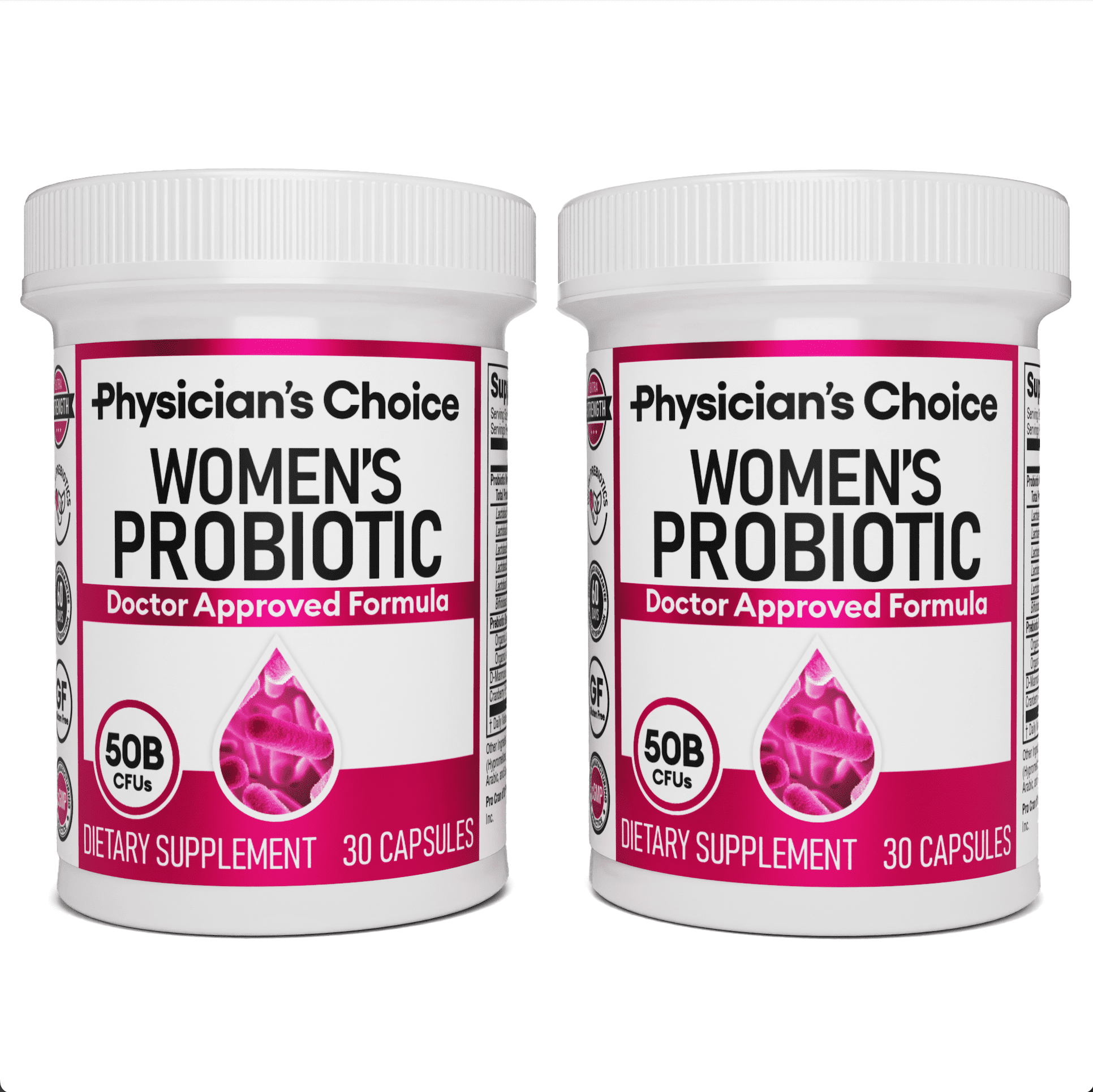 Free Shipping! Physicians Choice Women's Probiotic 50 Billion CFU ...