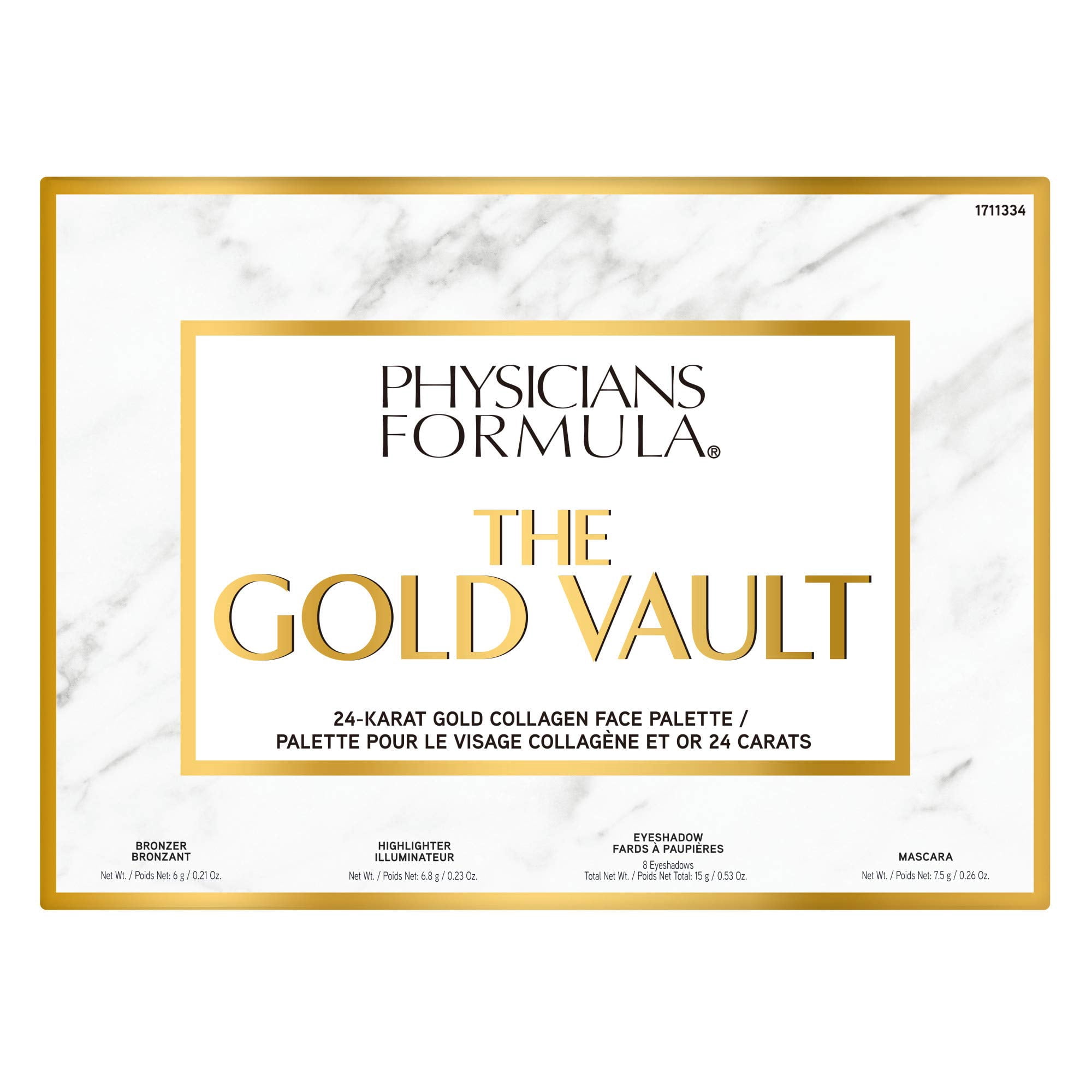 Physicians Formula 24-Karat Gold Shimmer Makeup Set, Face Palette, The ...