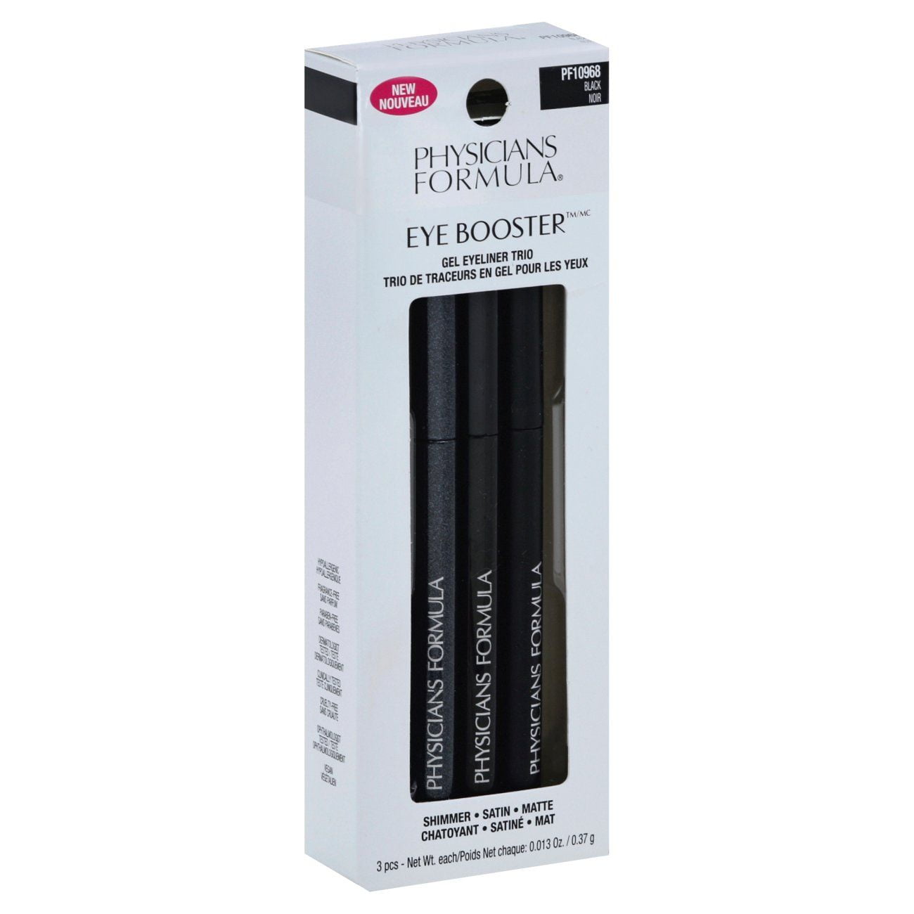 Physicians Formula Eyeliner Eye Boost Gel Trio Black - 3 ct - Walmart.com
