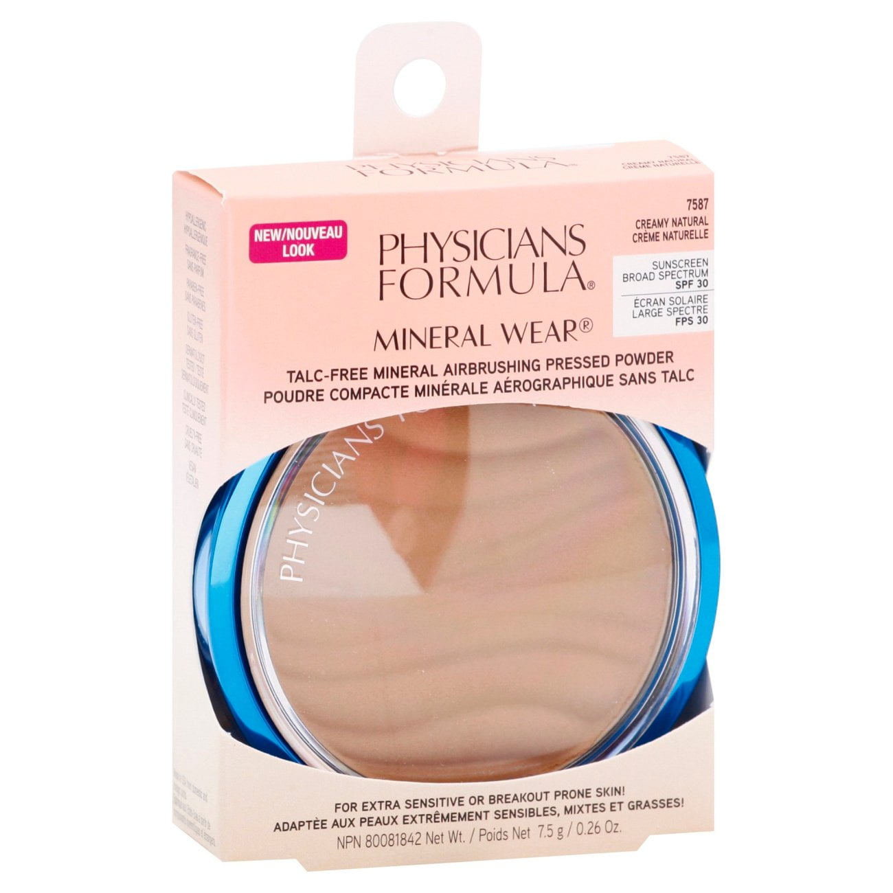 Physicians Formula Mineral Wear 7587 Creamy Natural Airbrushing Pressed ...