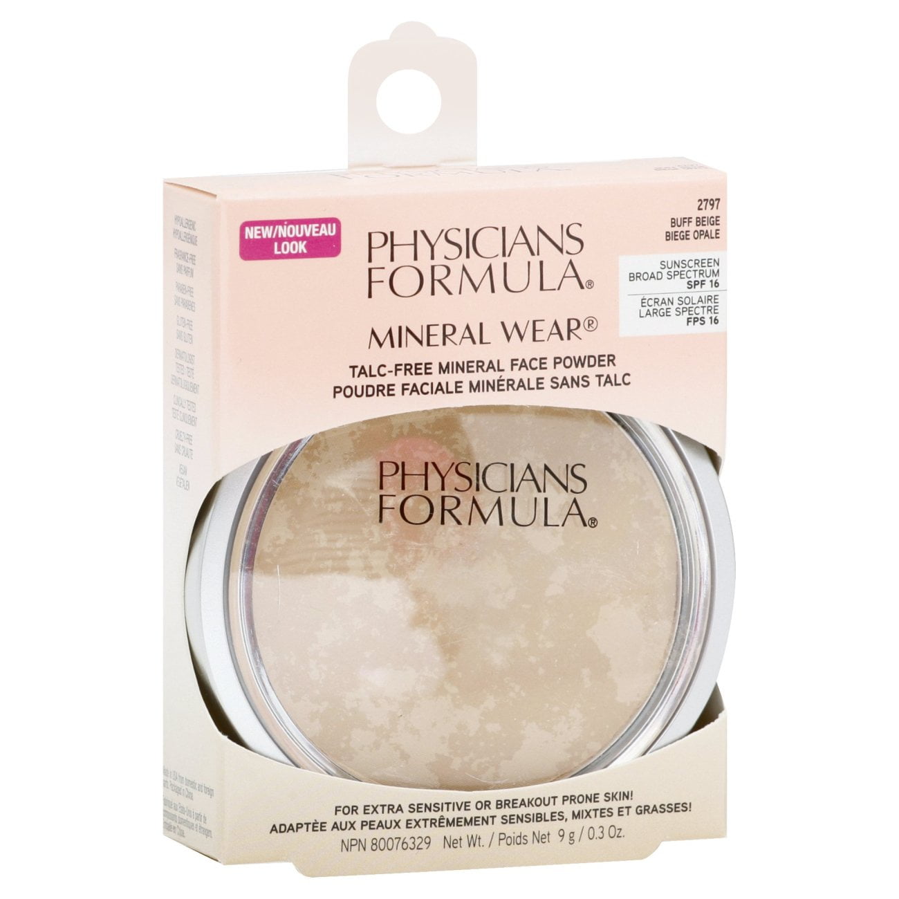 Physicians Formula Mineral Wear Buff Beige Talc-Free Mineral Face ...