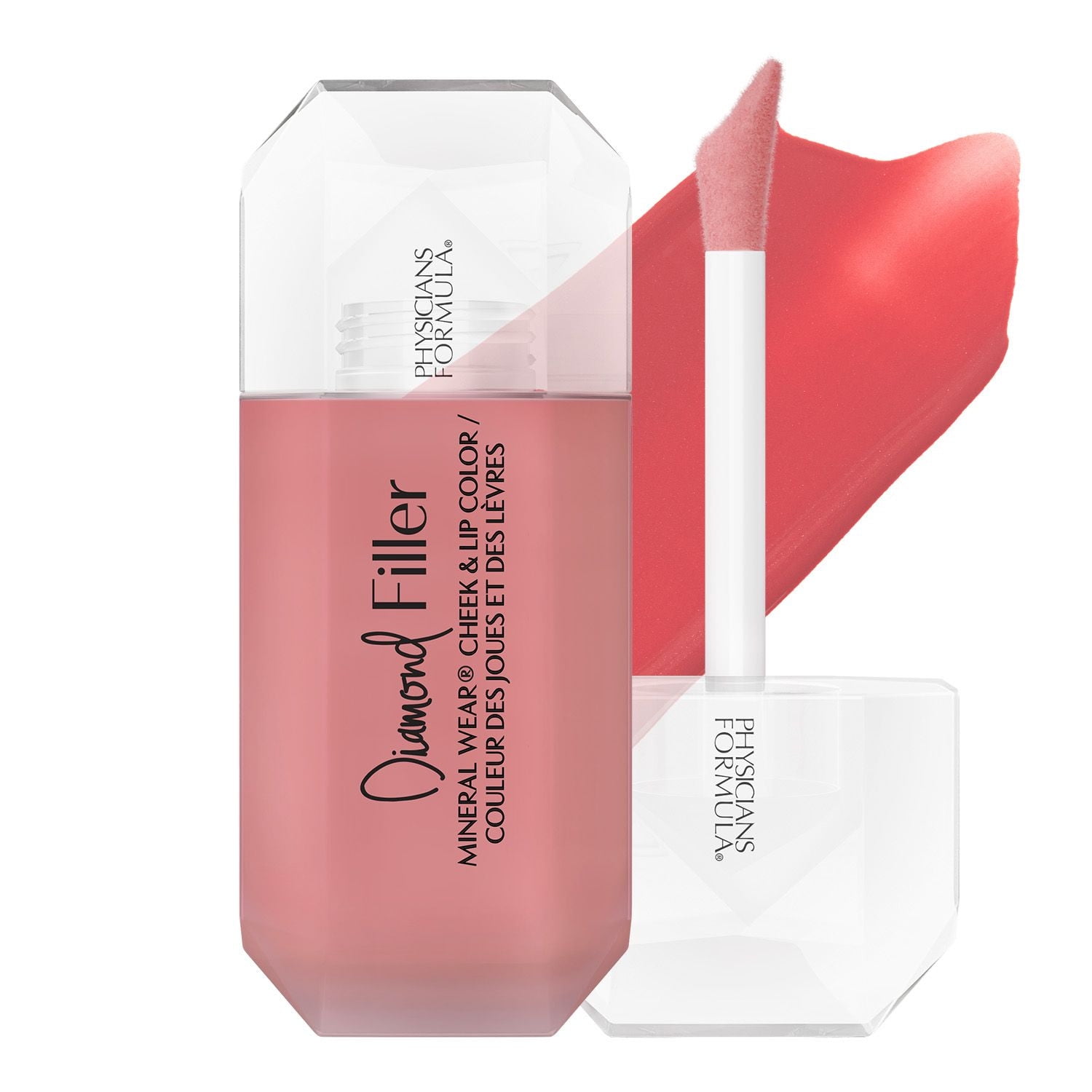 Physicians Formula Mineral Wear Diamond Filler Cheek & Lip Liquid Blush ...