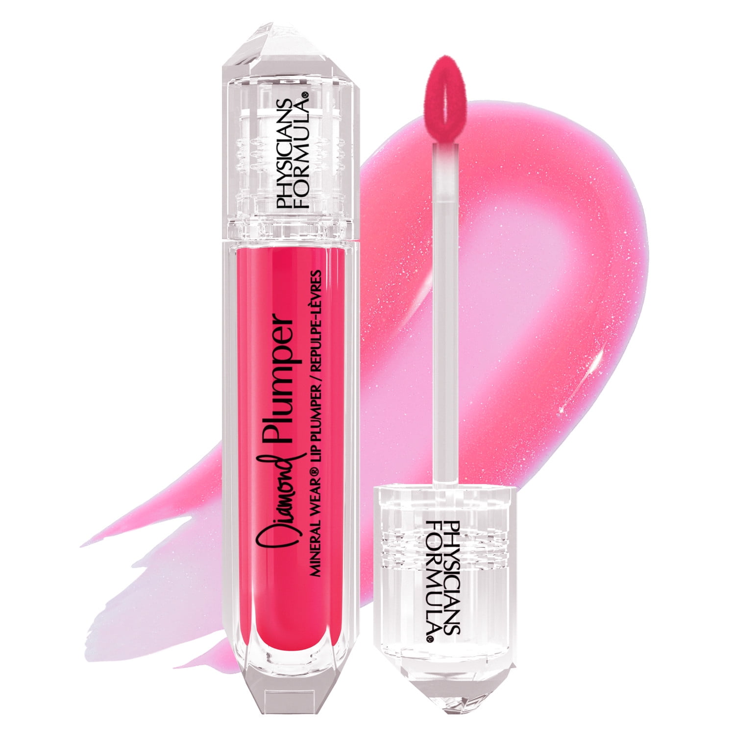 Physicians Formula Mineral Wear Diamond Plumper Pink Radiant Lip Gloss ...