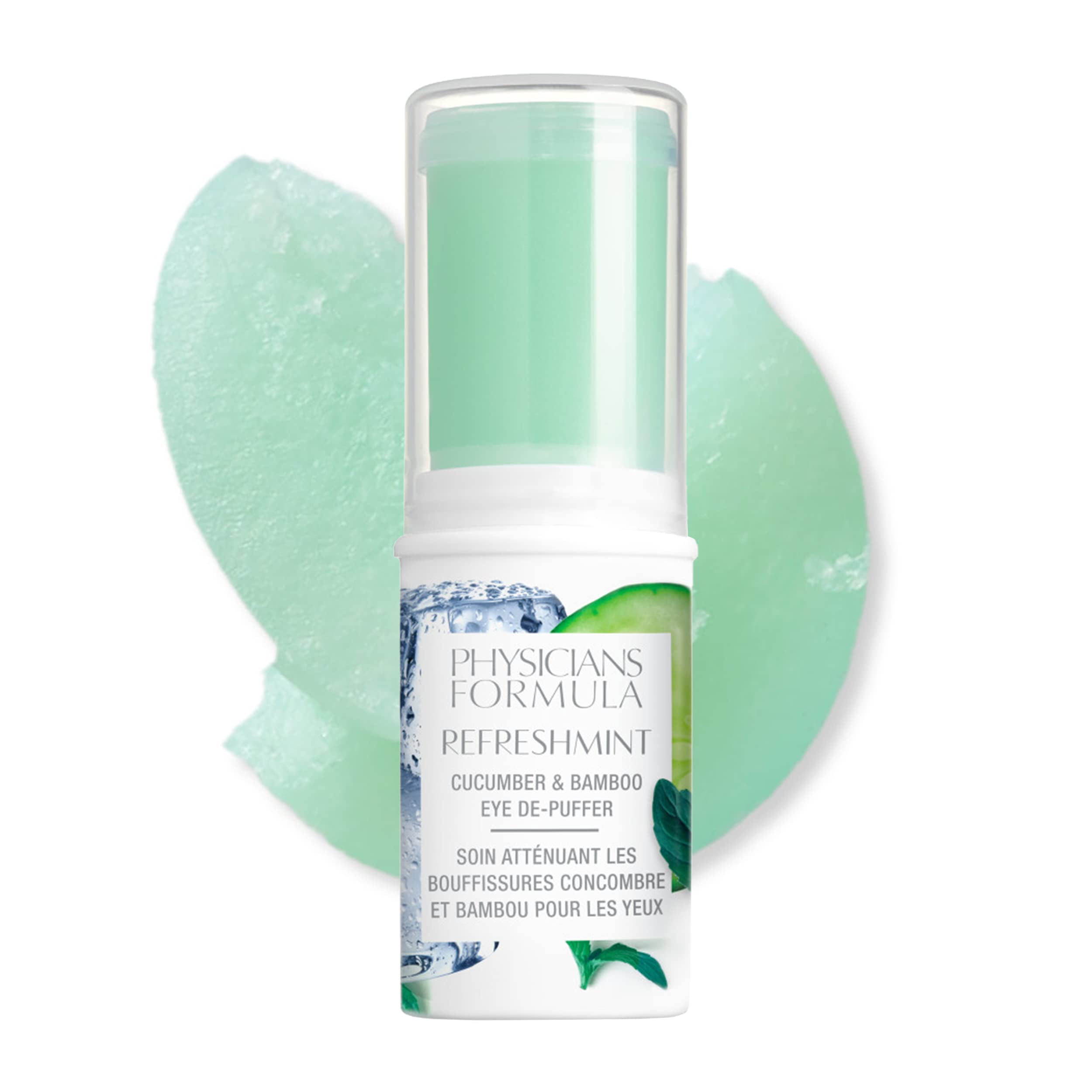 Physicians Formula Refreshmint Cucumber & Bamboo Eye De-Puffer Stick ...