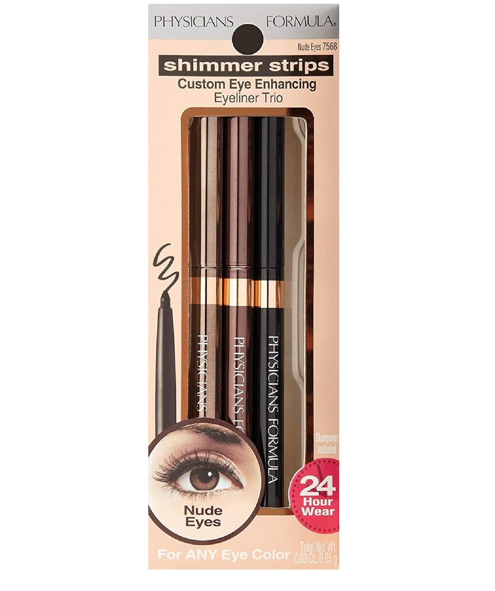 Physicians Formula Shimmer Strips Nude Eyes Custom Eye Enhancing ...