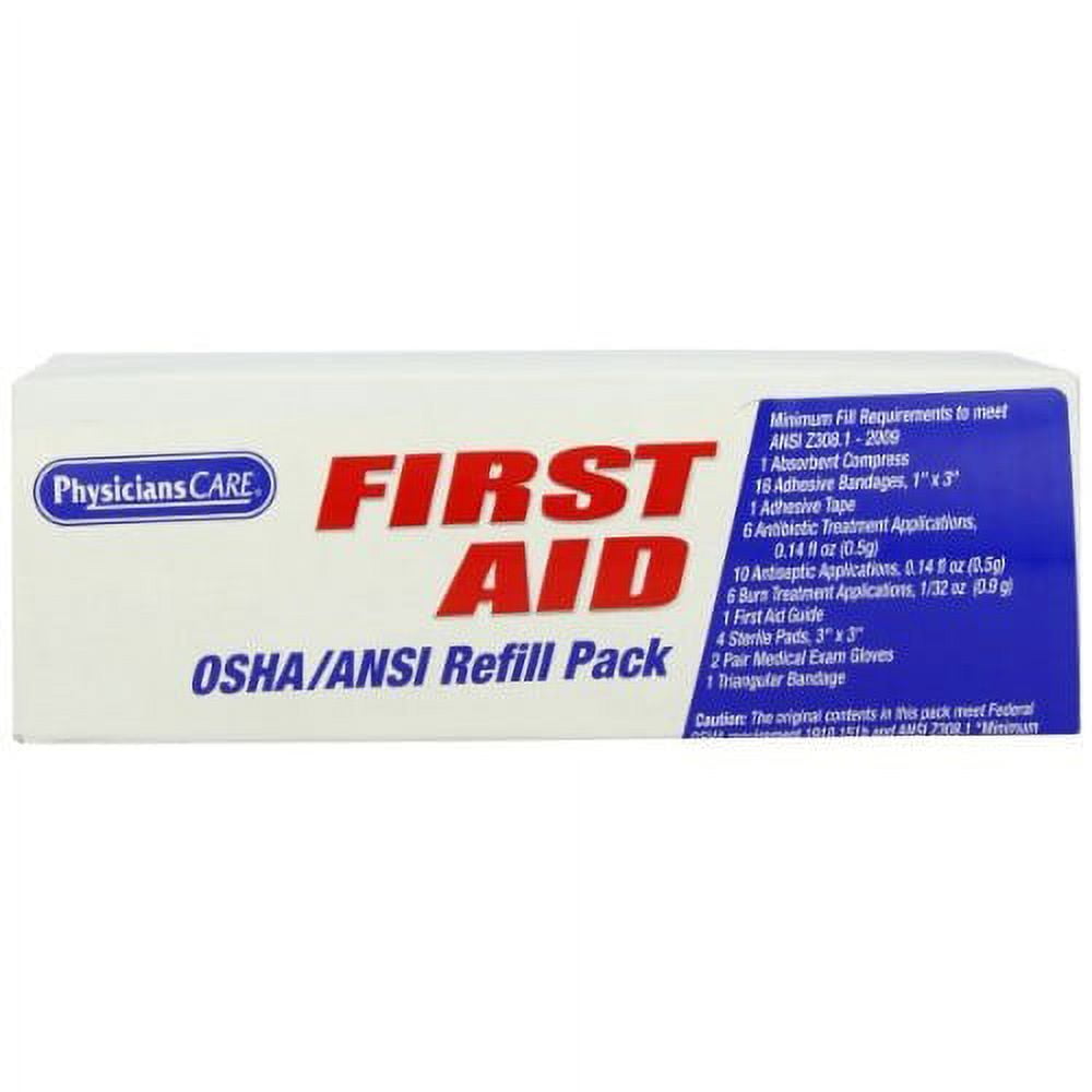 PhysiciansCare by First Aid Only ANSI / OSHA First Aid Refill Kit ...