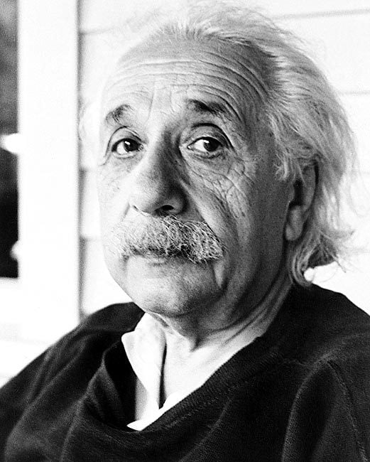 Physicist Albert Einstein Portrait - 24x36 Inch Glossy Laminated Poster ...