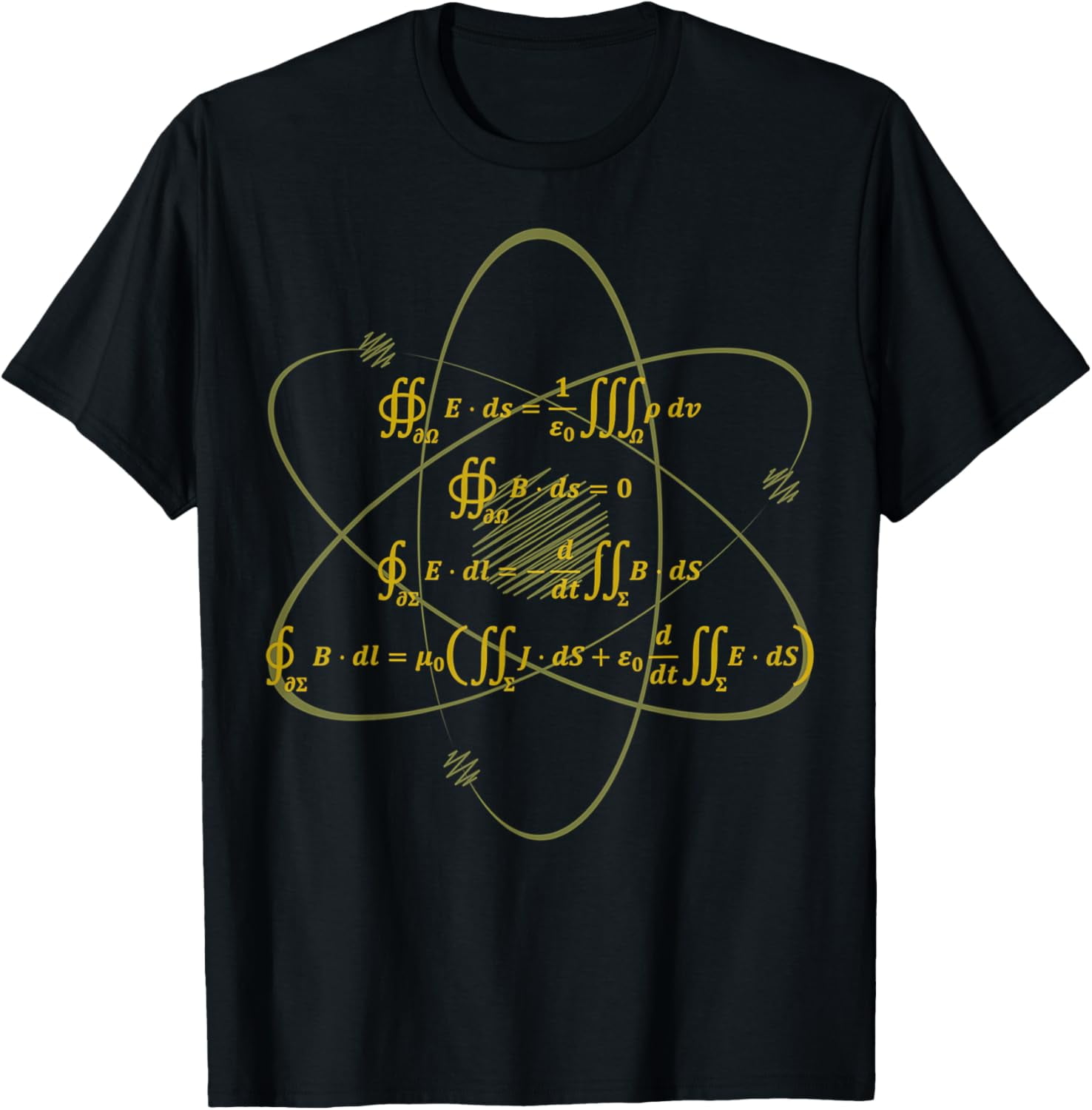 Physics Equation Theoretical Maxwell Equations T-Shirt men and women ...