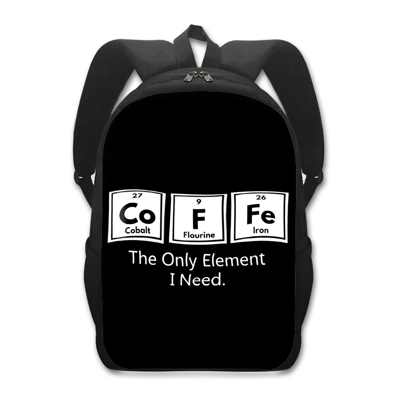 Physics Mathematics Chemistry Print backpack for teenage boy girl ...