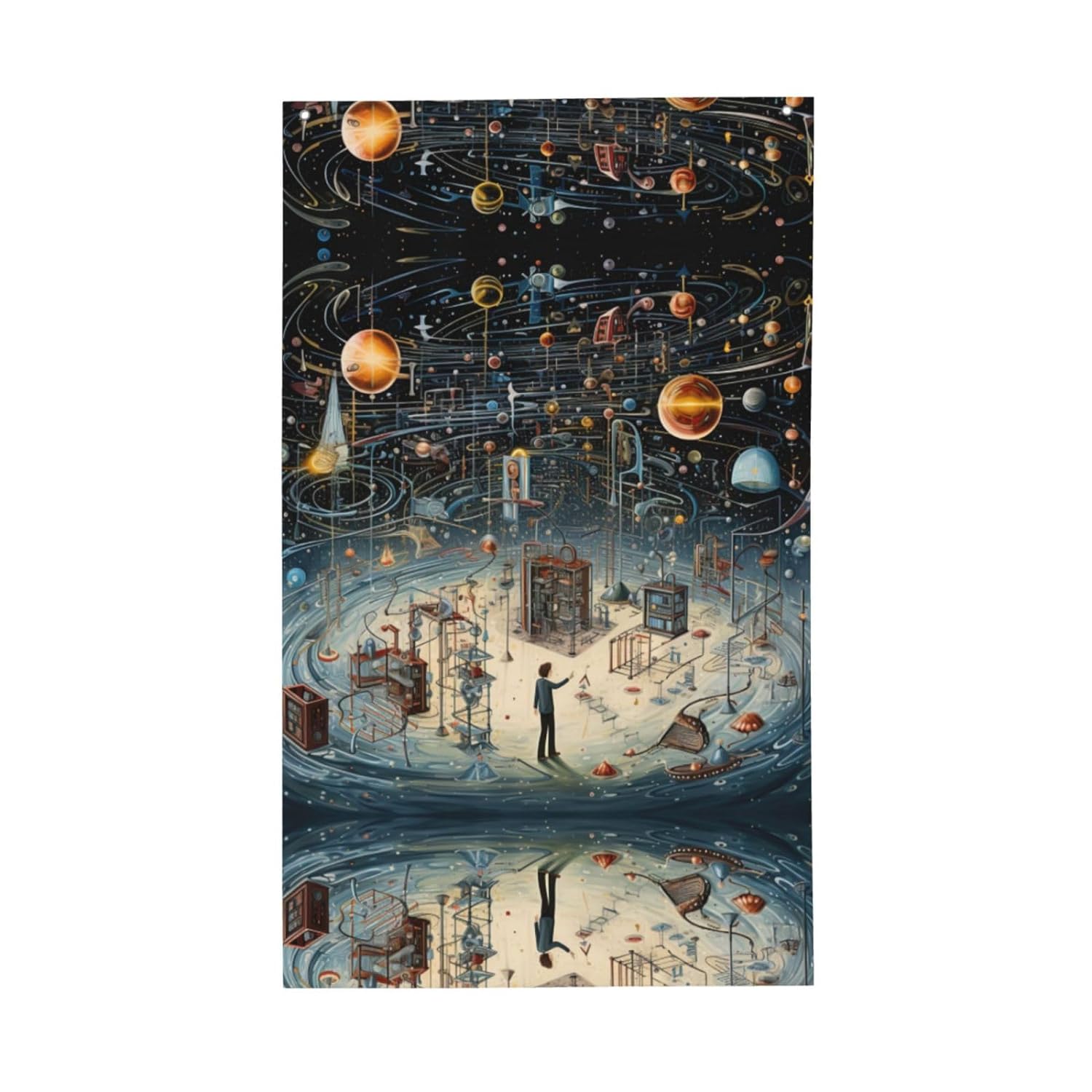 Physics Print Garden Flag Vertical Double Sided Flags Rustic Farmhouse ...