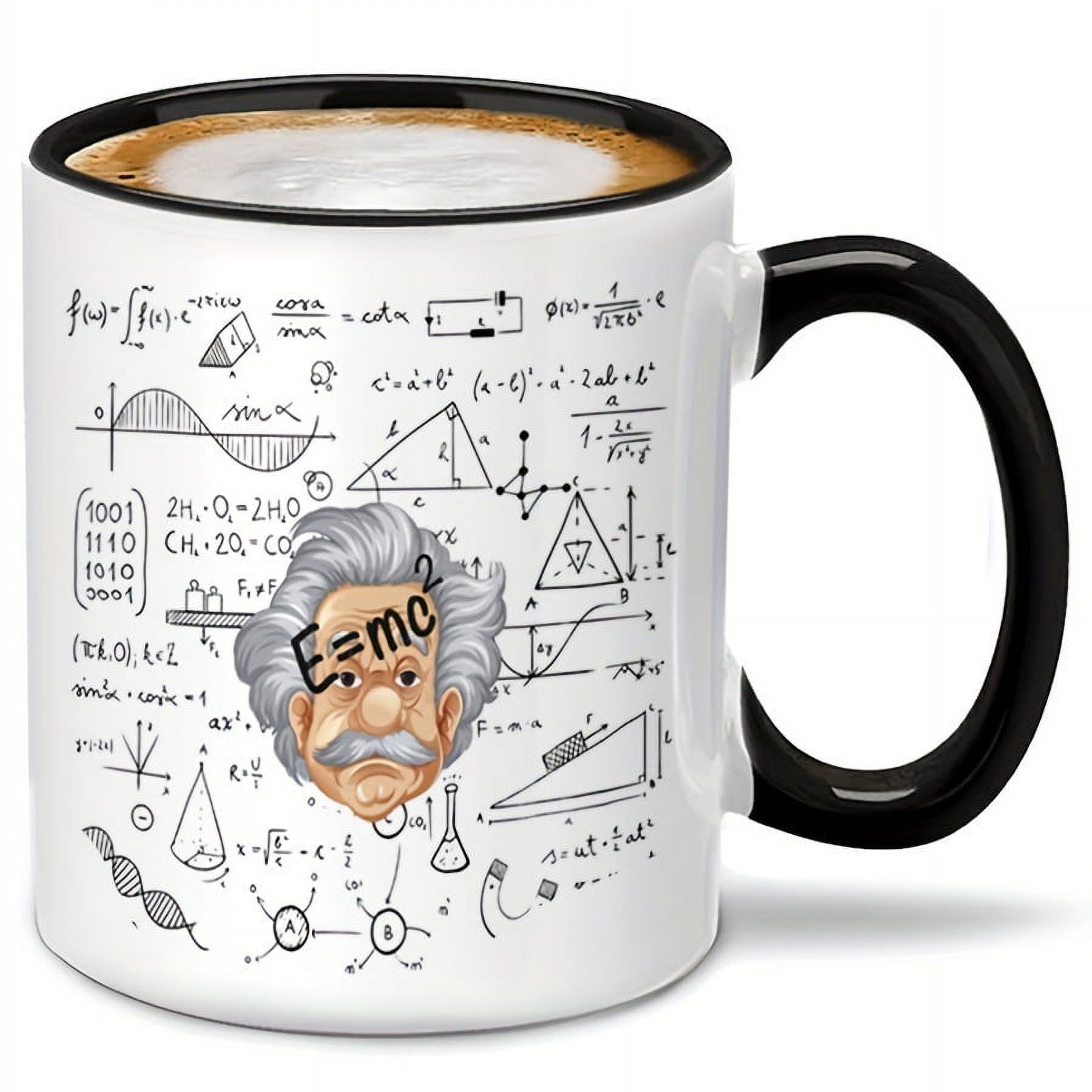 Physics Science Coffee Mug, 11 oz, Mathematical Equations Design with ...