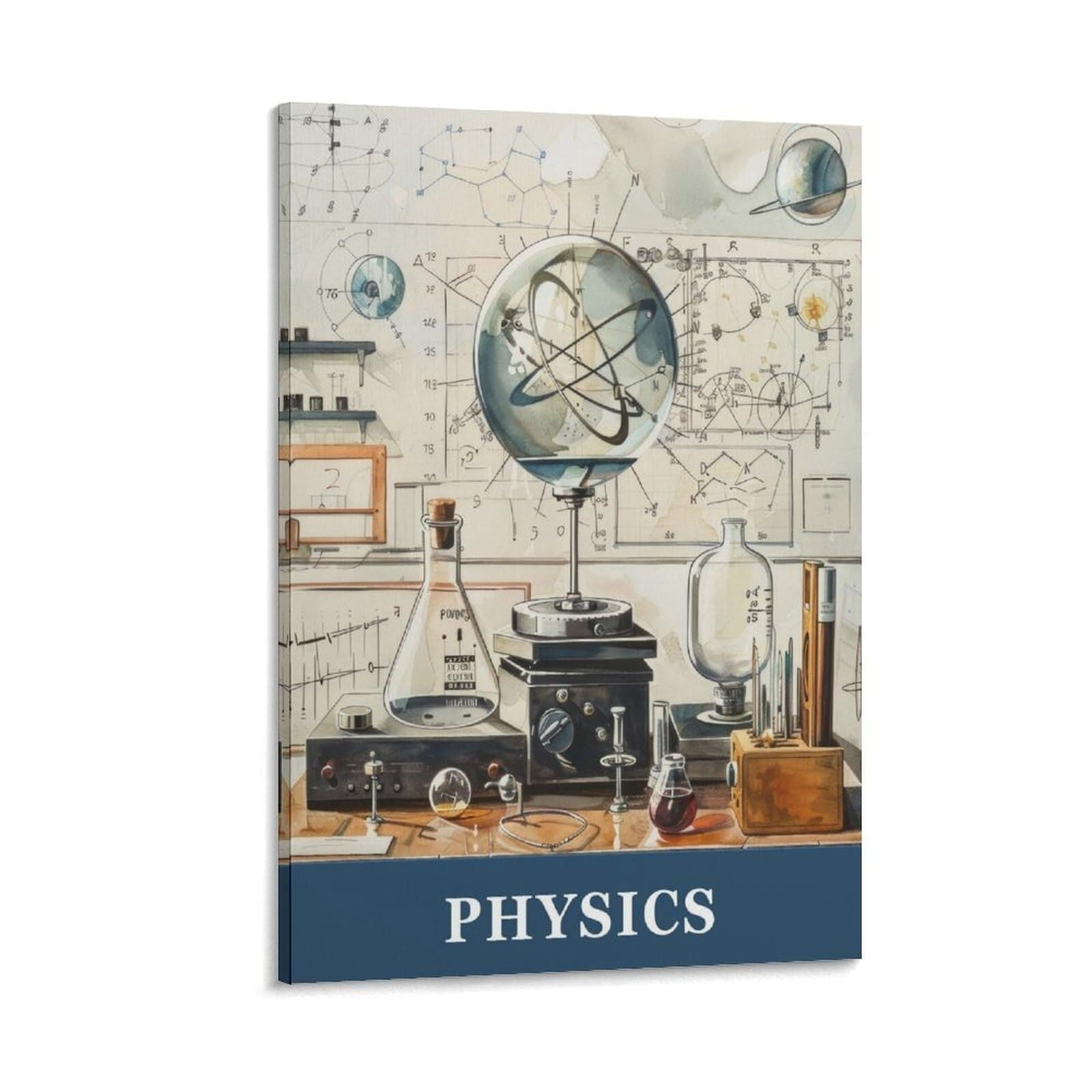 Physics Wall Art Science Wall Art Posters Classroom Decoration Canvas ...