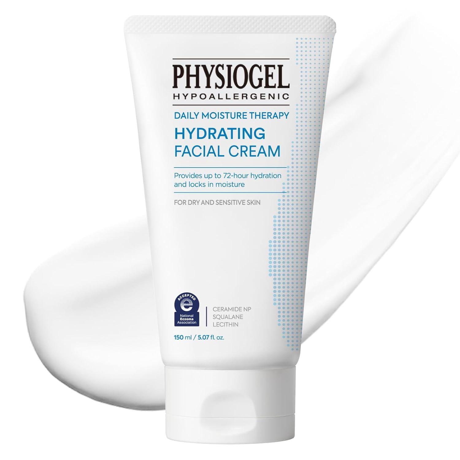 Physiogel Daily Moisture Therapy Facial Cream for Sensitive Dry Skin 72 Hrs Intense Hydration ...