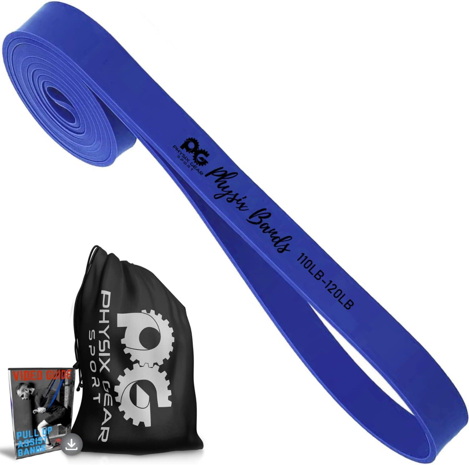 Physix Gear Workout Bands for Pullups Set, Pull Up Resistance Bands Set ...