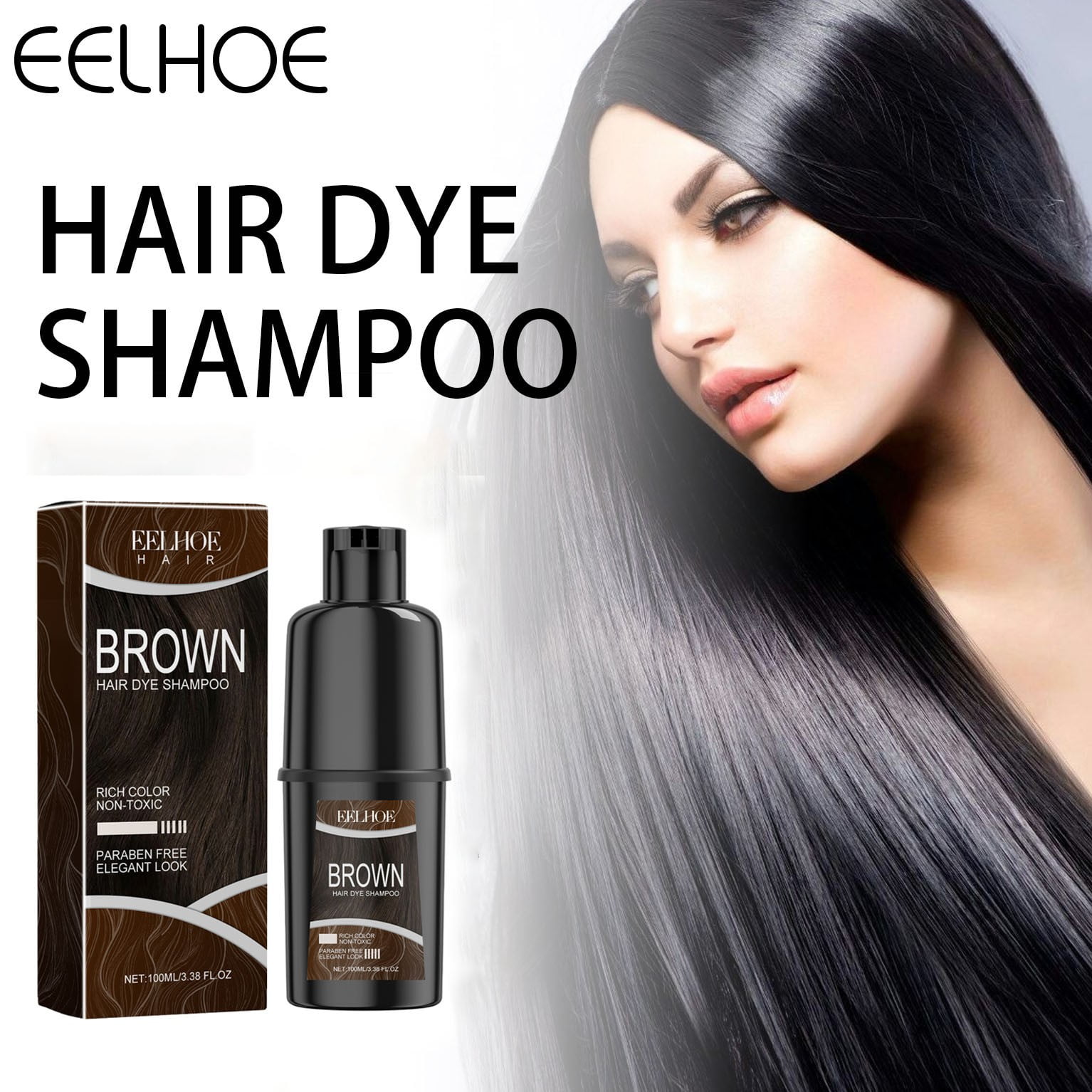 Phytocare Herbal Hair Color Shampoo - Long Lasting Hair Dye with Sesame ...