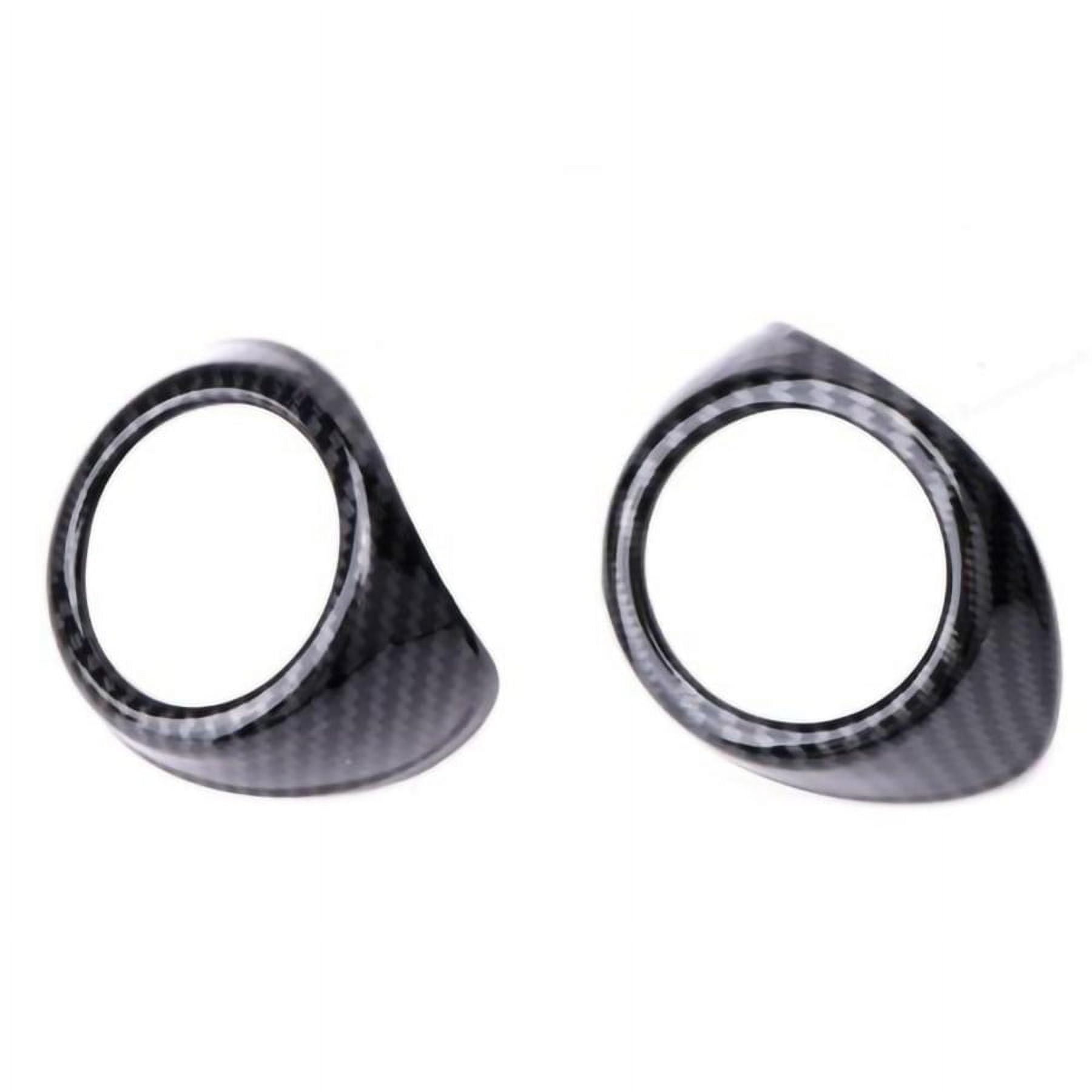 Phyun 1 Pair Carbon Fiber Look Car Door Stereo Speaker Cover Trim A ...