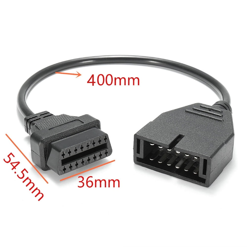 Phyun 12 Pin OBD1 To 16 Pin OBD2 Convertor Adapter Cable For GM ...
