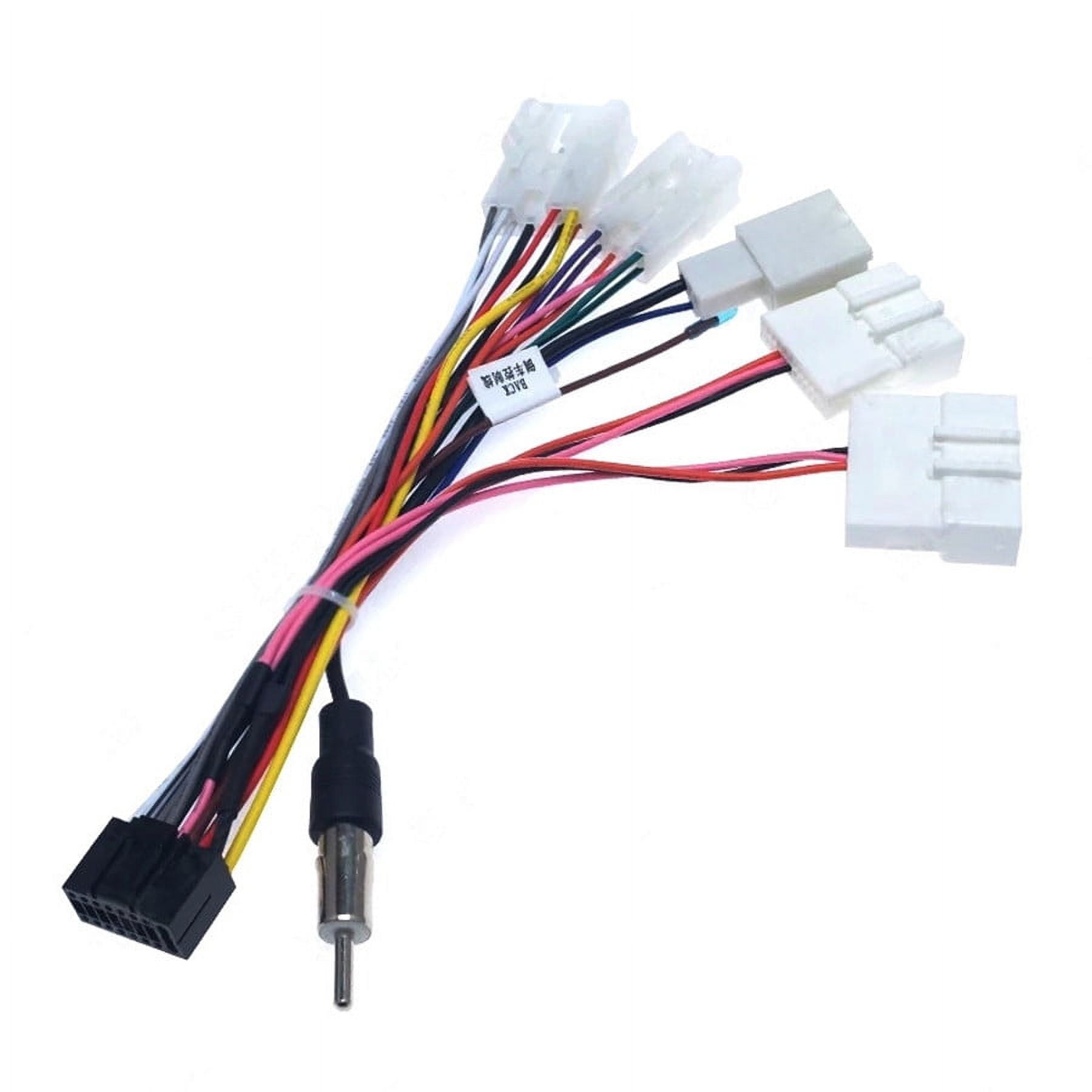 Phyun 16 Pin Car Stereo Wiring Harness Connector For Toyota Radio ...