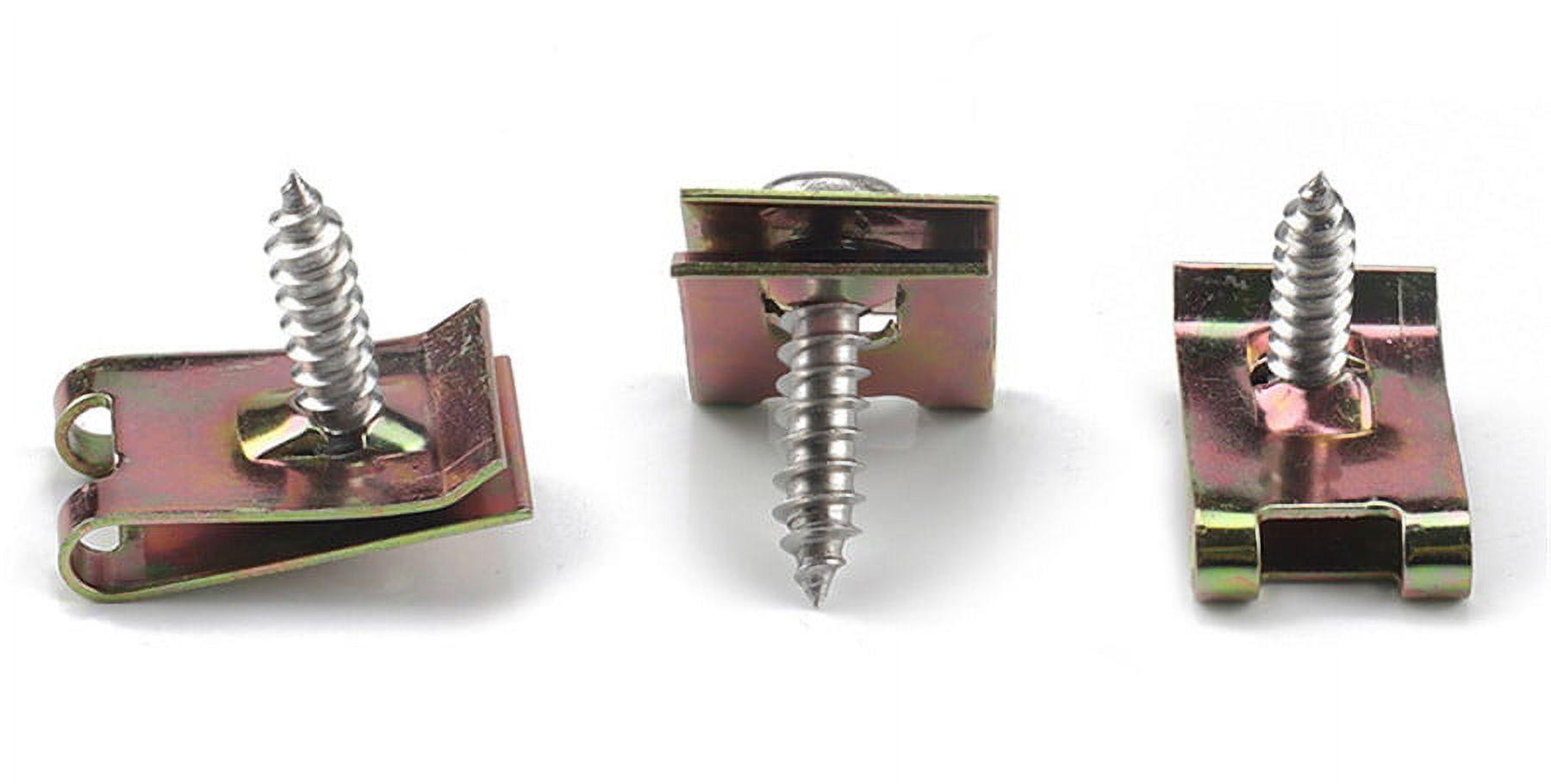 Phyun 200Pcs Self Tapping Fastener U Clip Screws Stainless Car ...