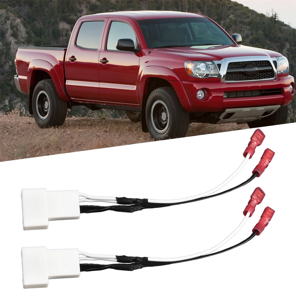 Phyun 2pcs 4Pin Dash Front Speaker Wire Harness Cable Adapter For Toyota Tacoma Subaru Harness ...