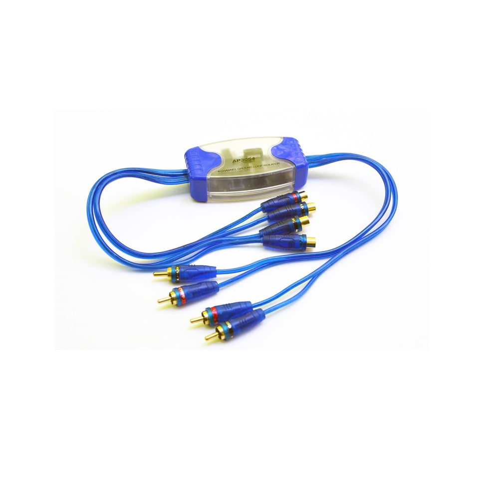 Phyun 4-Channel RCA Audio Noise Filter Suppressor Ground Loop Isolator ...