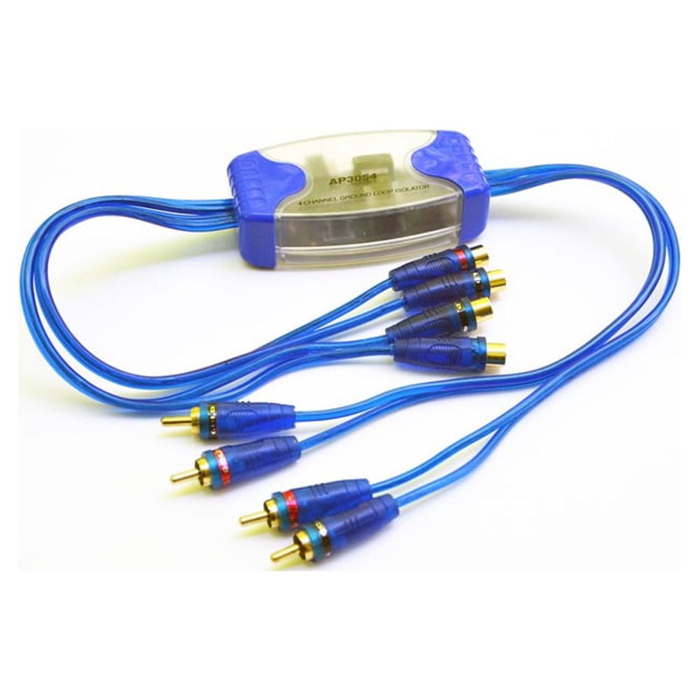 Phyun 4-Channel RCA Audio Noise Filter Suppressor Ground Loop Isolator ...
