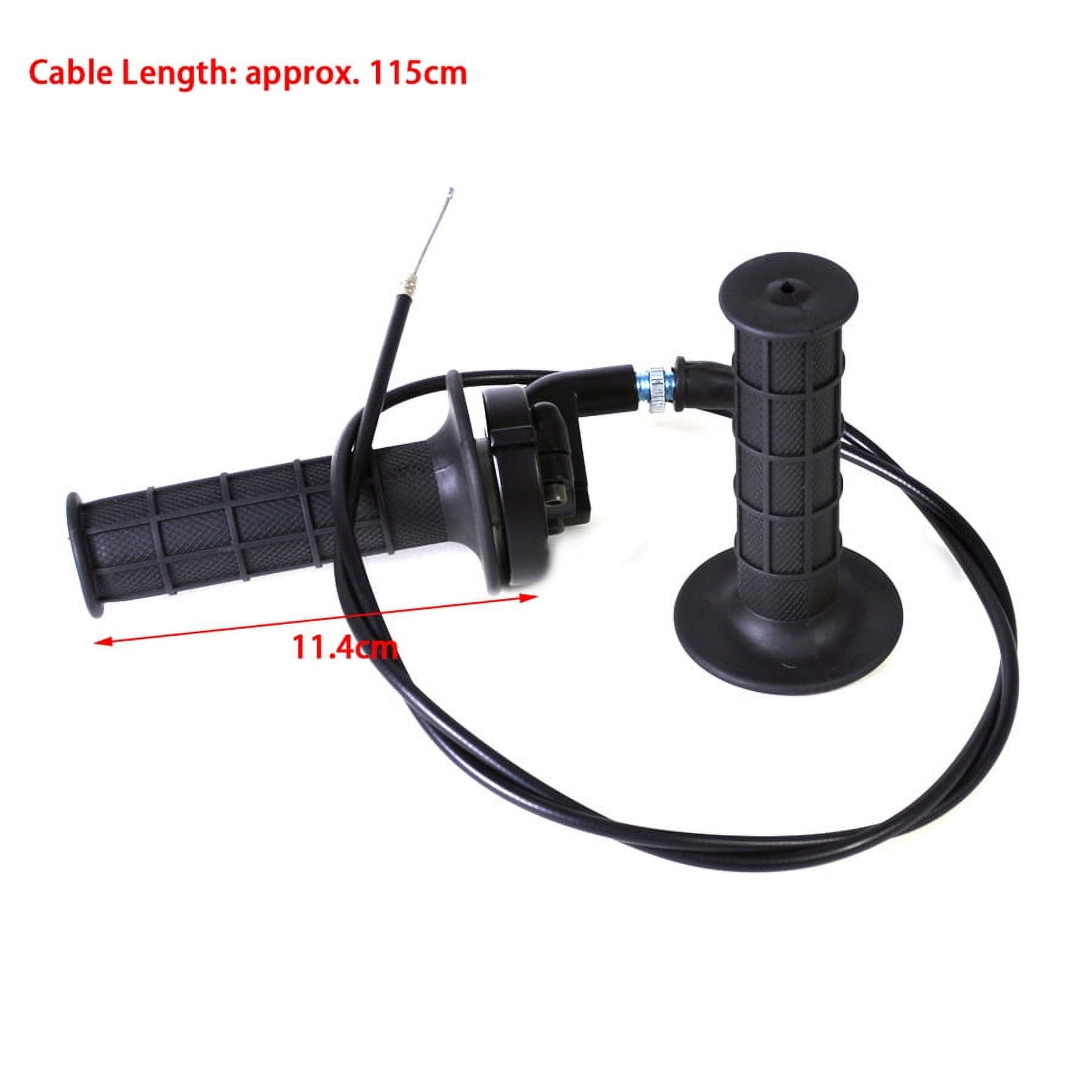 Phyun 7/8'' 22mm Motorcycle Gas Throttle Turn Cable & Grip for 50cc ...