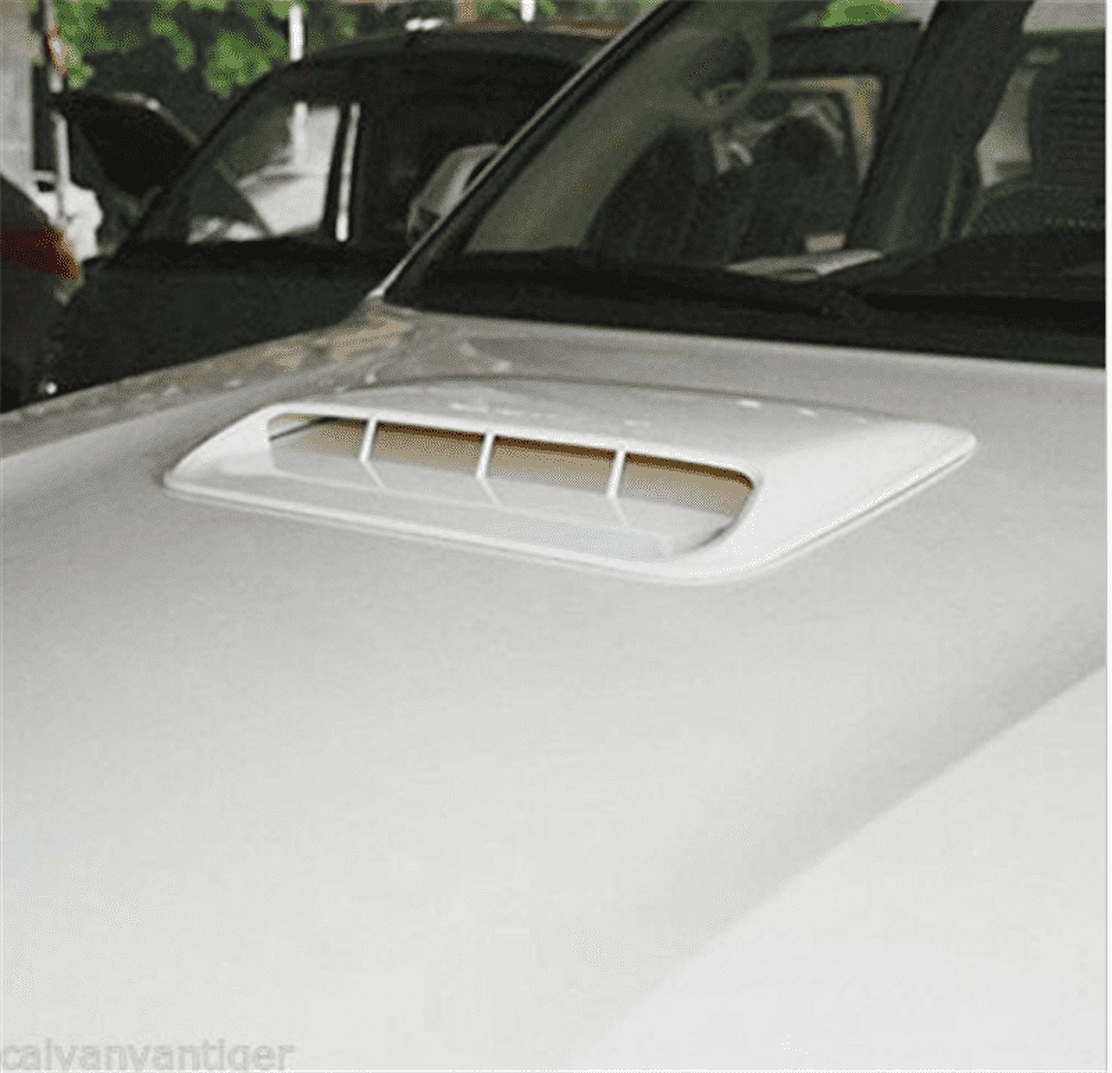 Phyun Car Truck Hood Scoop Fake Bonnet Vent Air Intake Cover Trim White ...