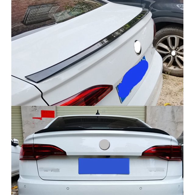 Phyun Carbon Fiber Look ABS Car Rear Modified Spoilers Wing Top Roof ...