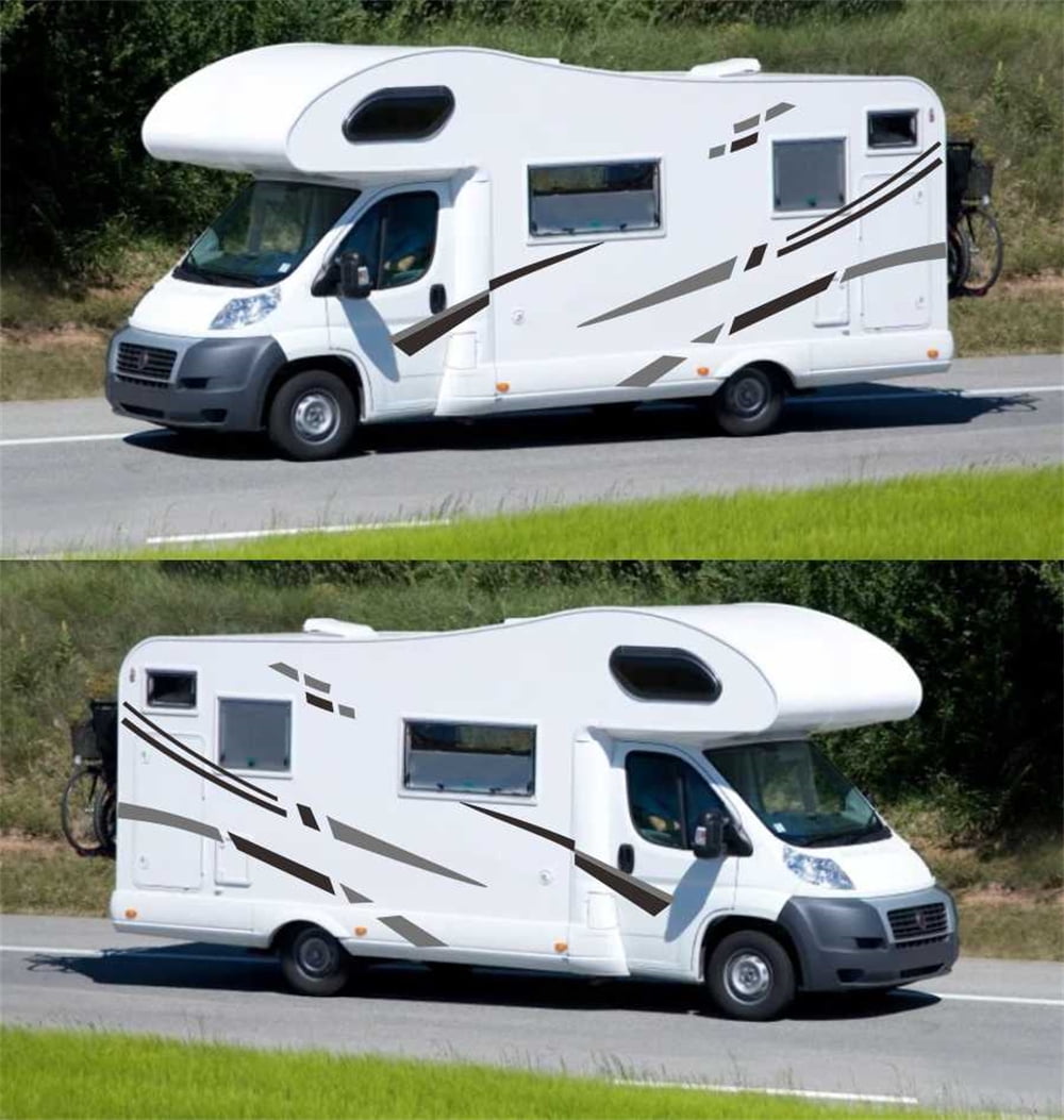 Phyun For Camper Rv Trailer Stripes Graphics (Two Side) Vinyl Graphics ...