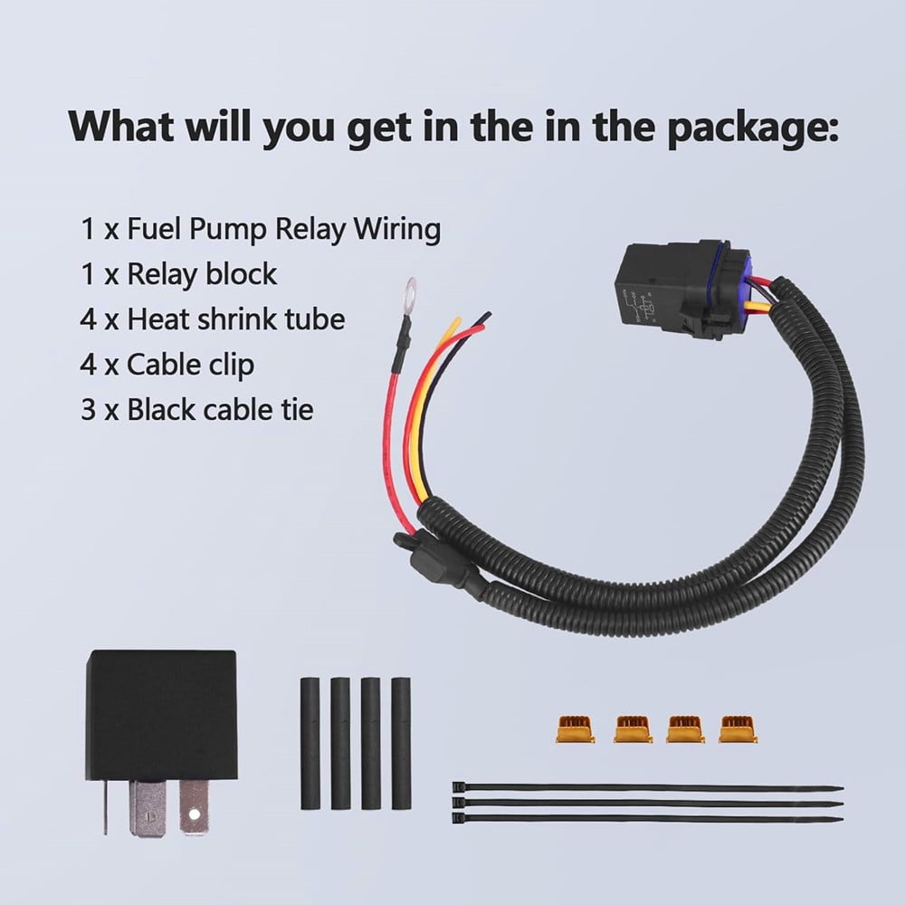 Phyun Fuel Pump Relay Wiring Kit 68269523Ad Fit For Jeep Dodge Chrysler ...
