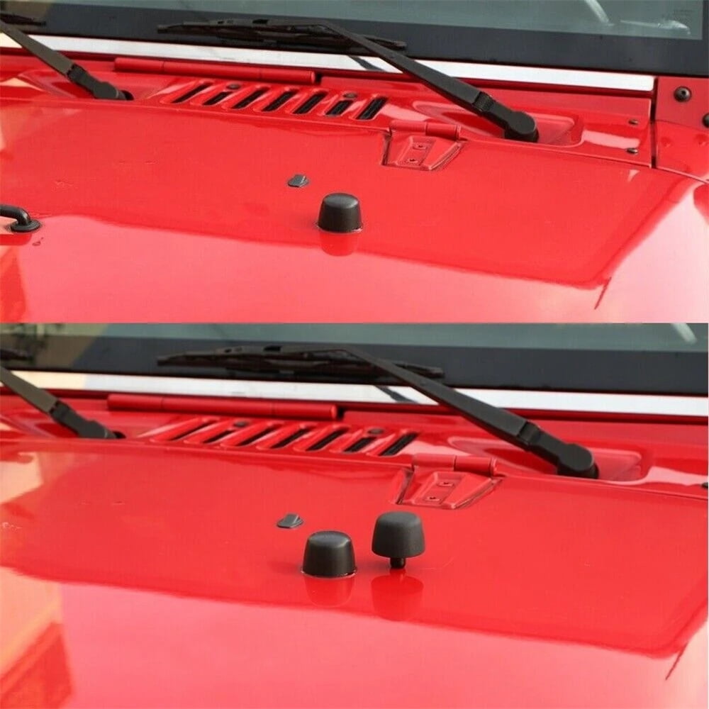 Phyun Hood Bumper Stop Rubber Cushion Plug Set For Jeep Wrangler Jk ...